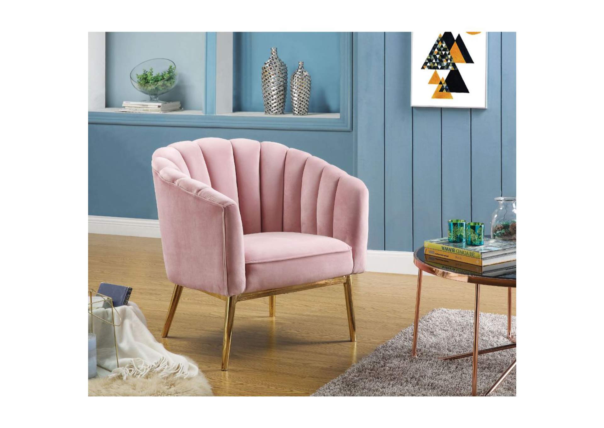 Pink living room chairs store