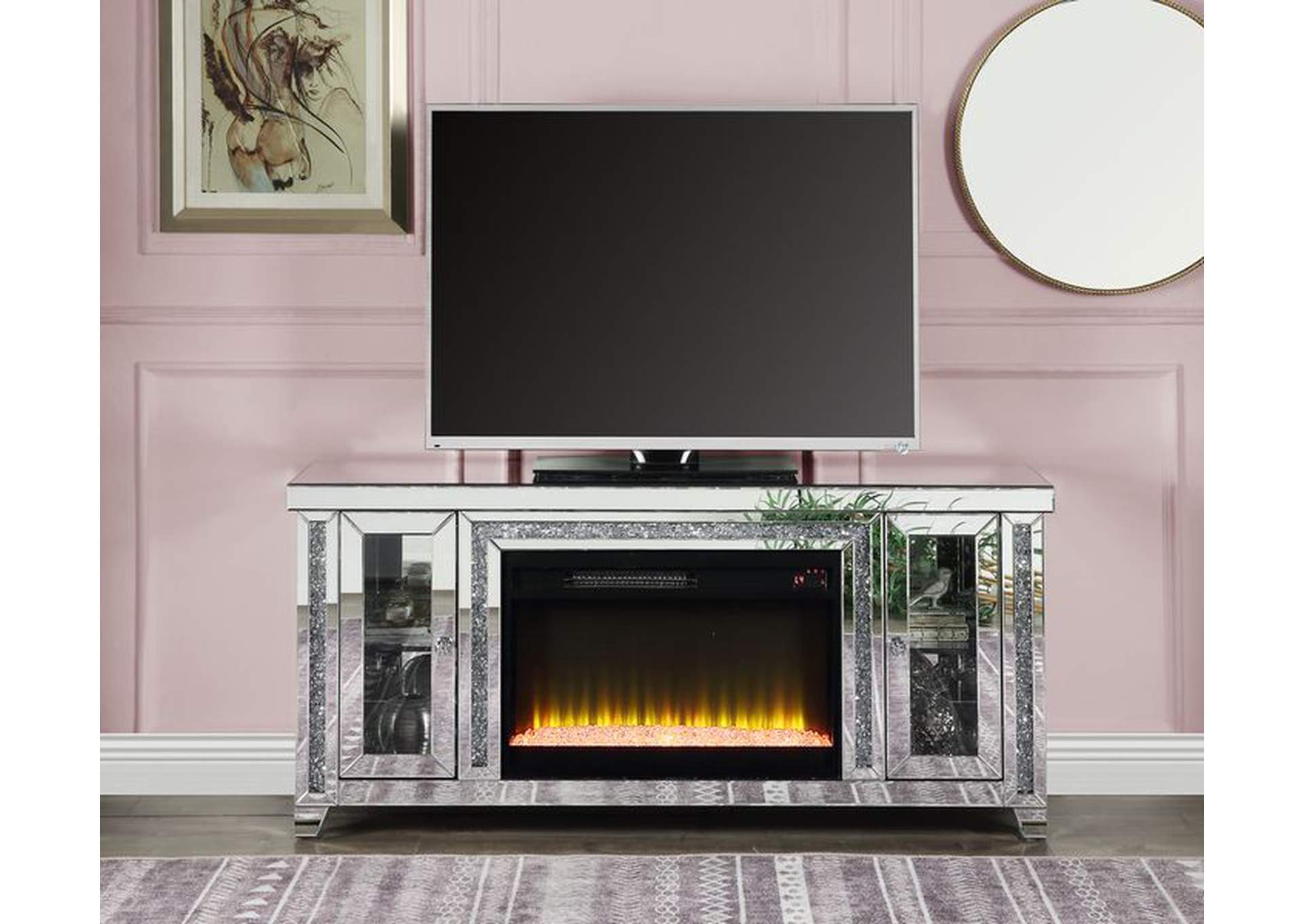 Noralie TV Stand W Fireplace Led