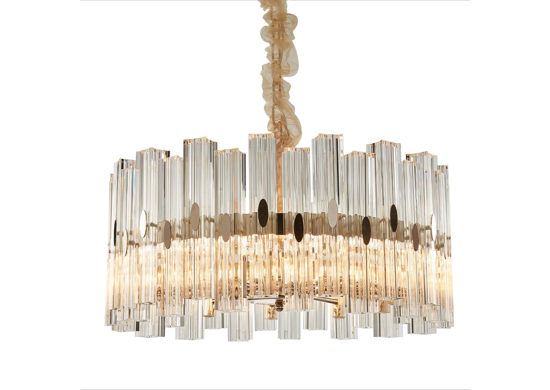 Balcony Ten-Light Round Chandelier