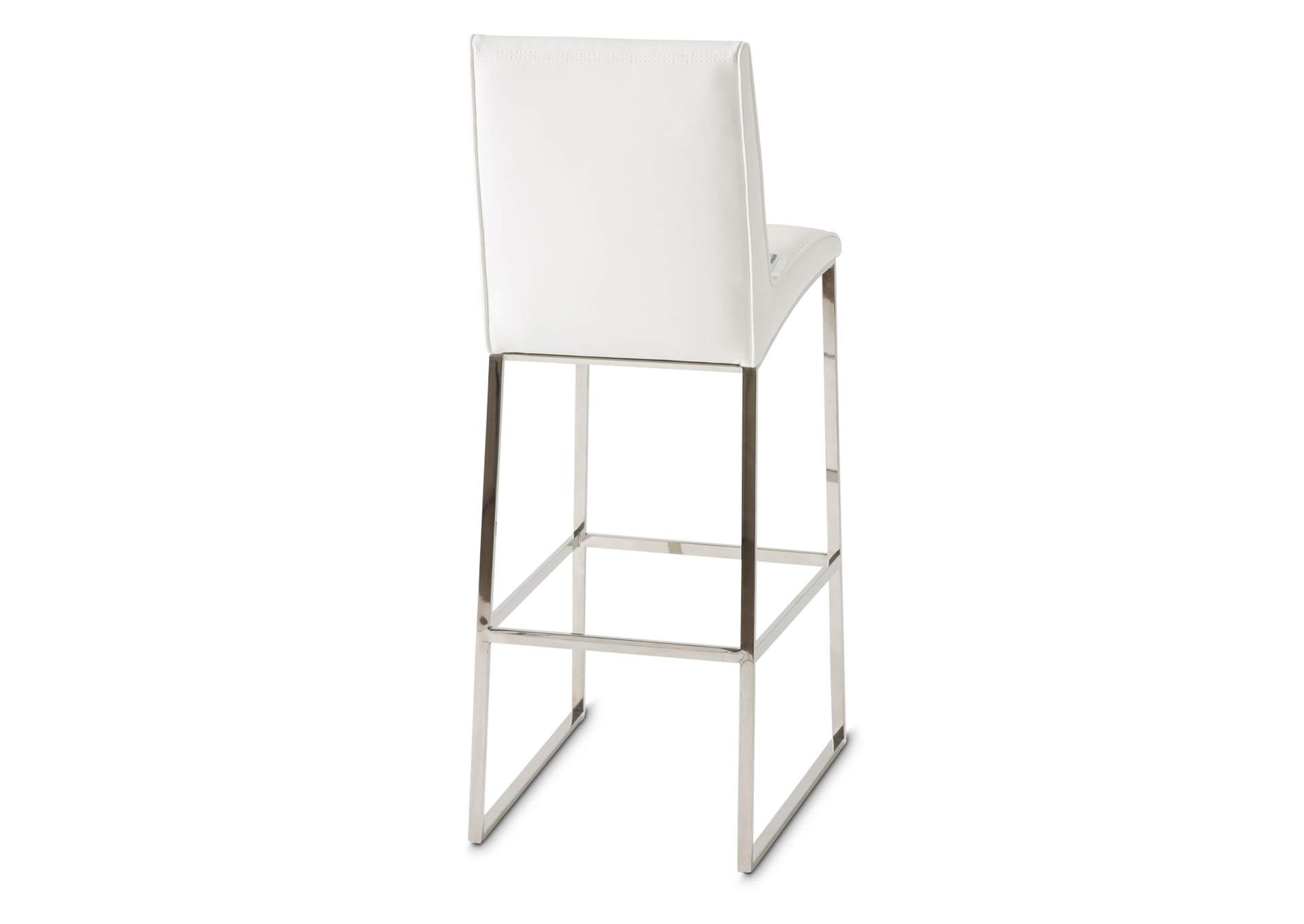 State Street Barstool - Glossy White