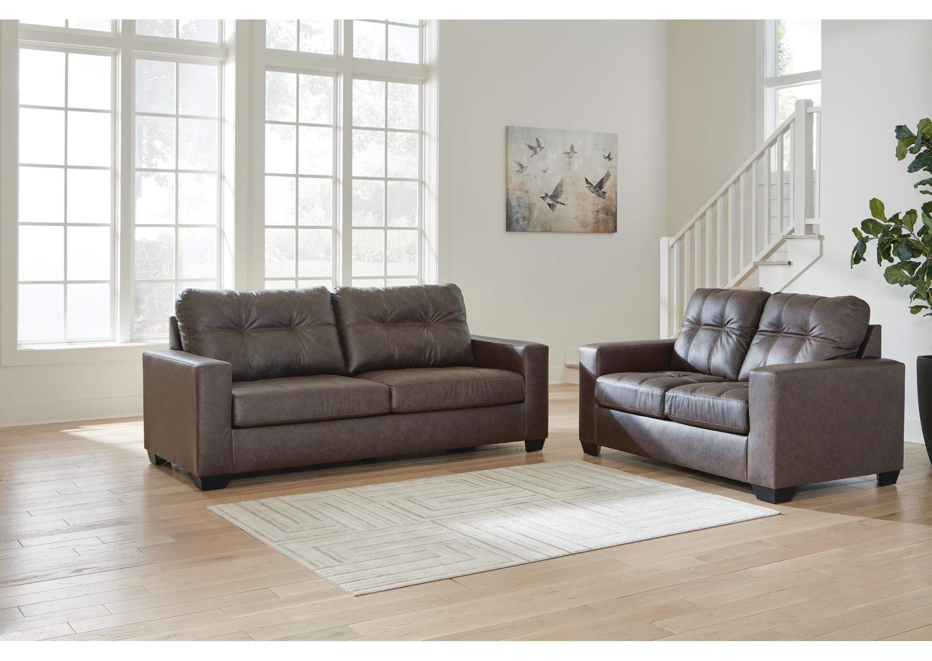 Barlin Mills Sofa and Loveseat