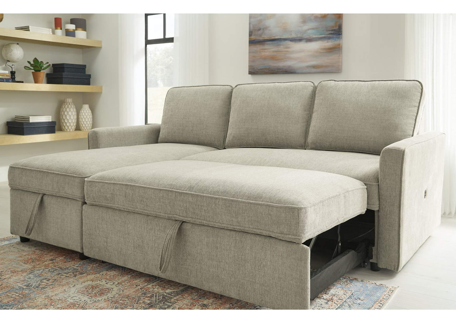 Kerle 2-Piece Sectional with Pop Up Bed