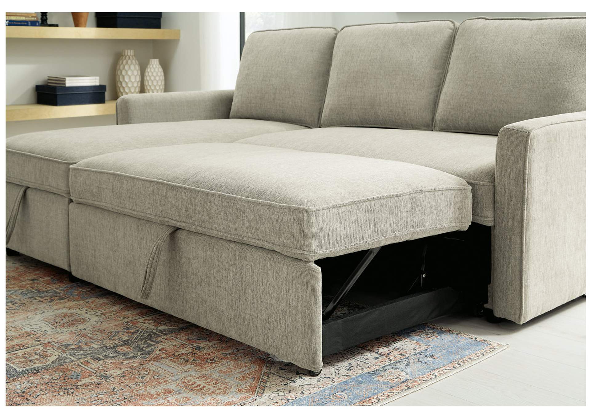 Kerle 2-Piece Sectional with Pop Up Bed