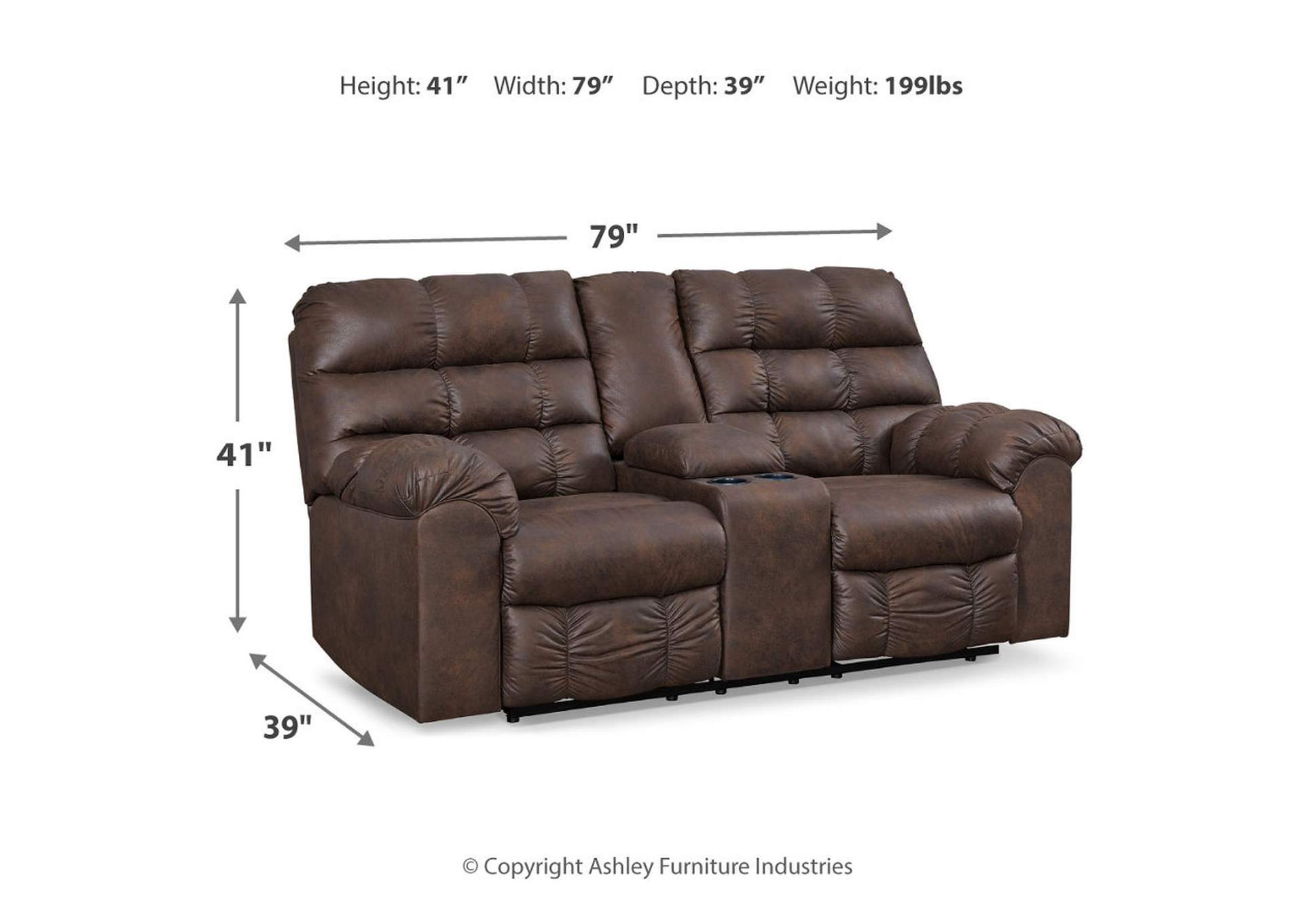 Derwin Sofa, Loveseat and Recliner