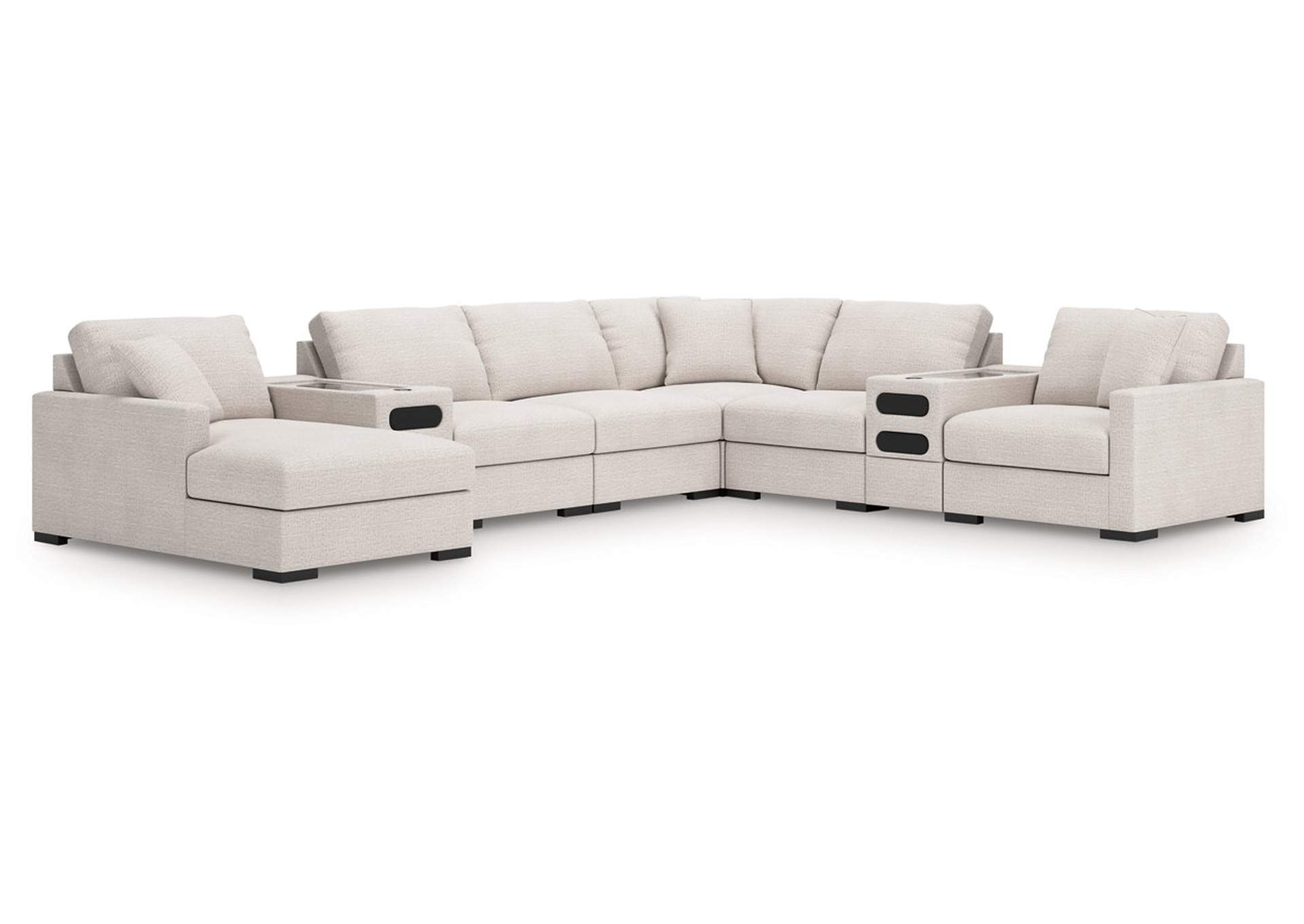 Modmax Premier 8-Piece Sectional with Audio System and Chaise