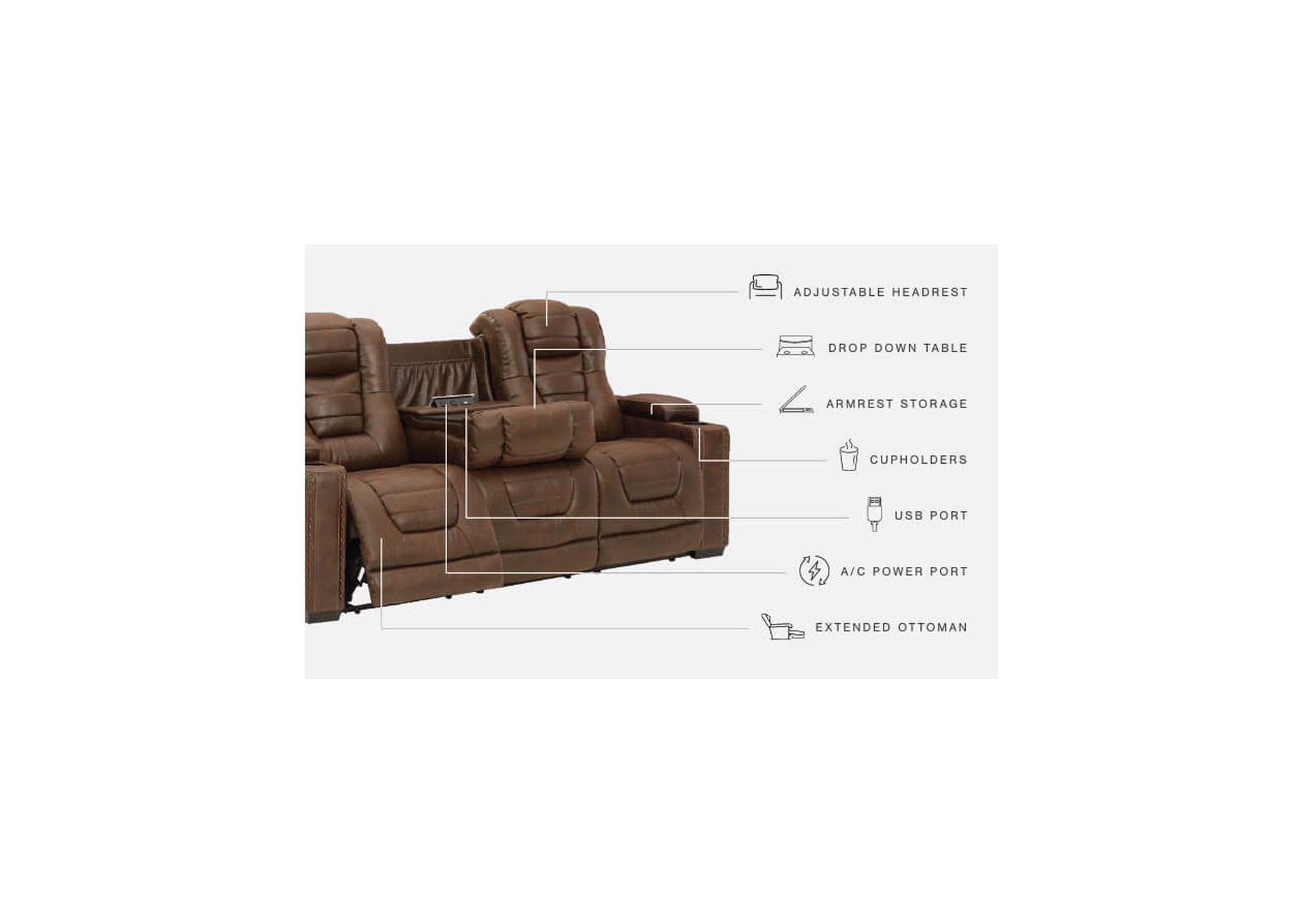 Owner's Box Power Reclining Sofa