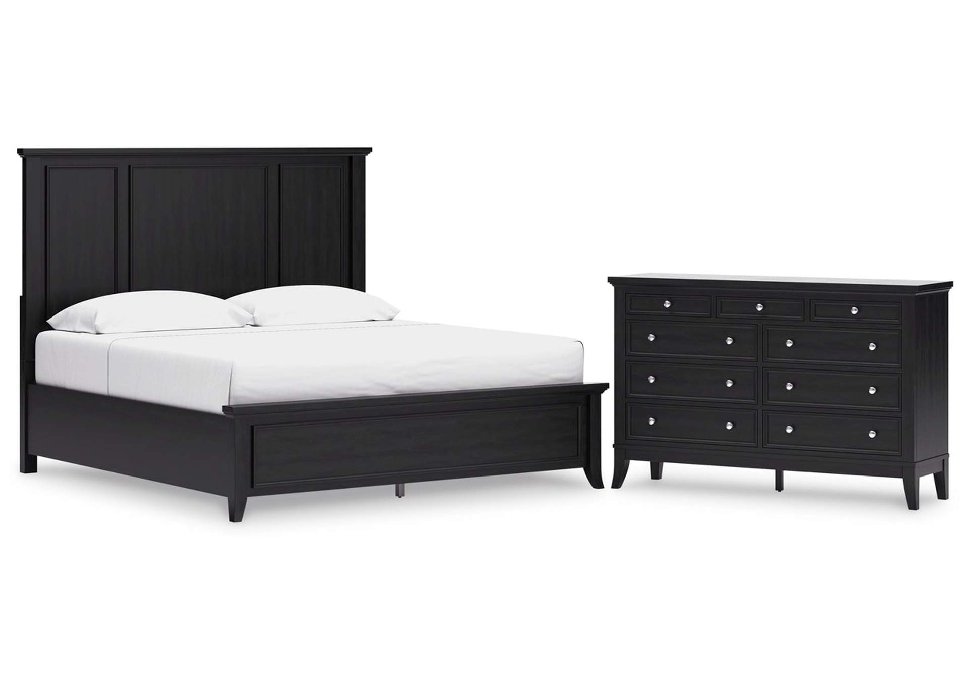 Bambori King Sleigh Bed