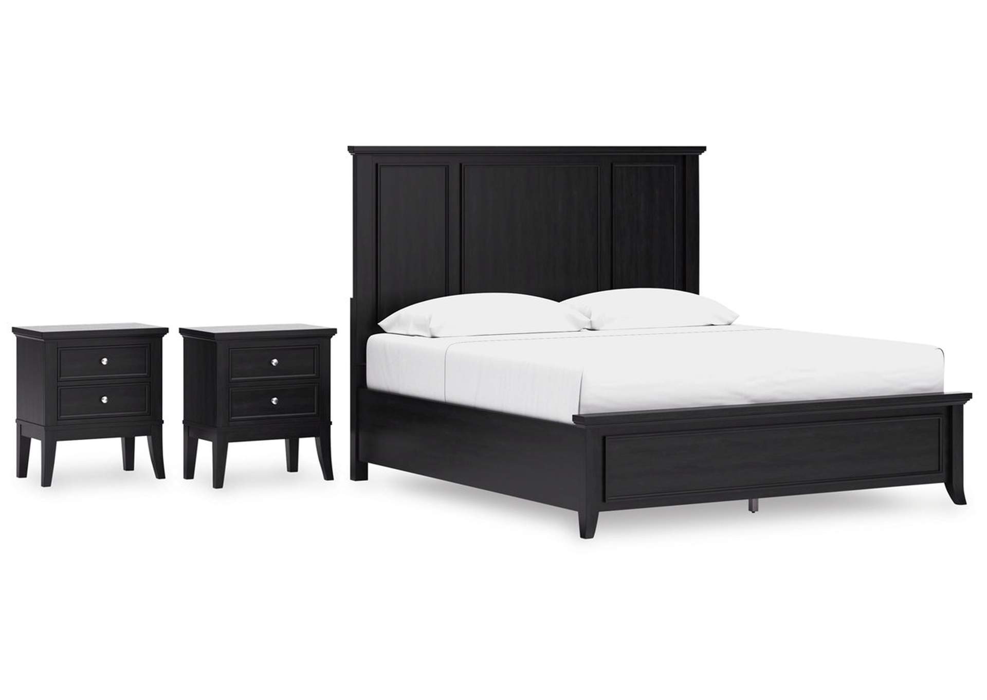 Bambori King Sleigh Bed