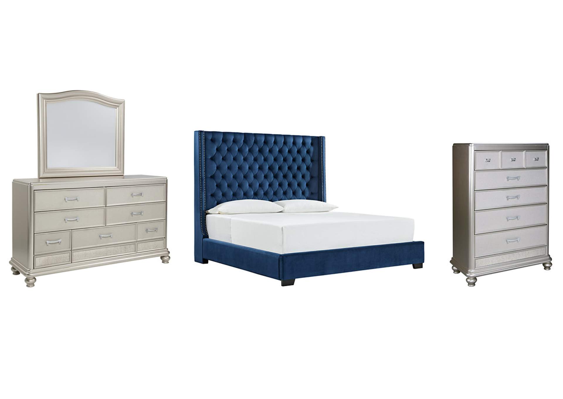 Coralayne california king upholstered bed store