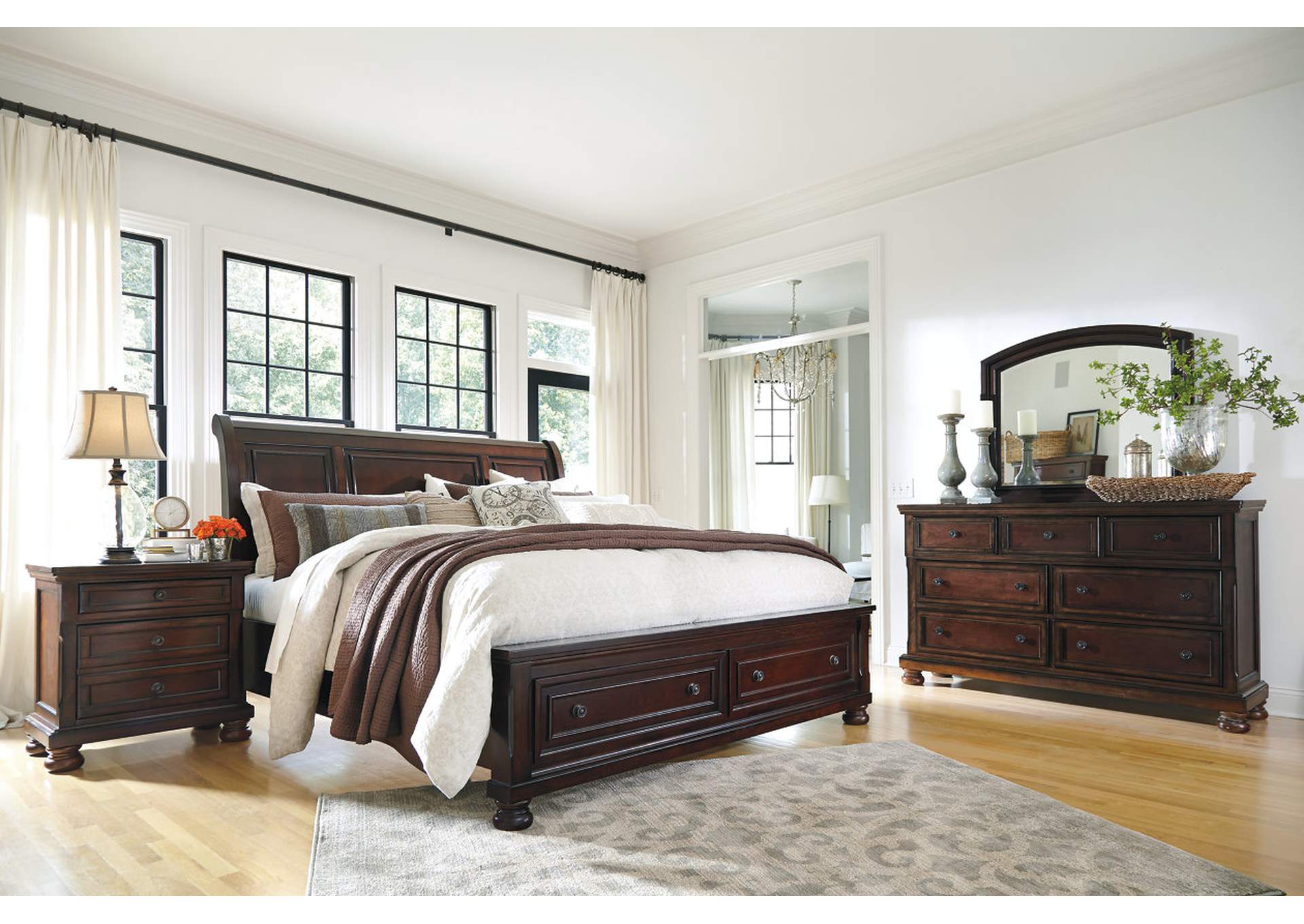Porter King Sleigh Bed