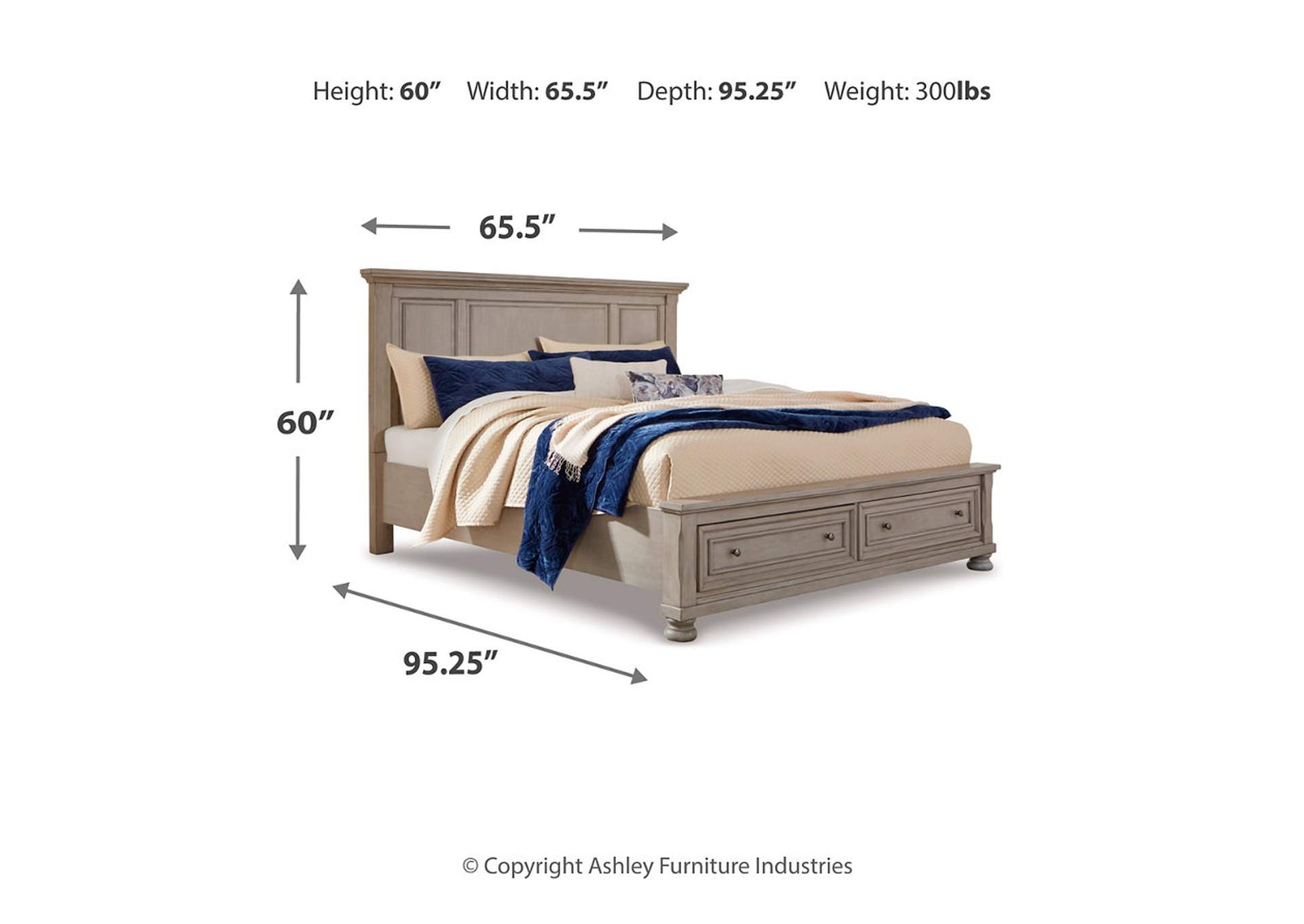 Lettner Queen Panel Storage Bed on Sale | Discount Ashley Lettner Queen ...