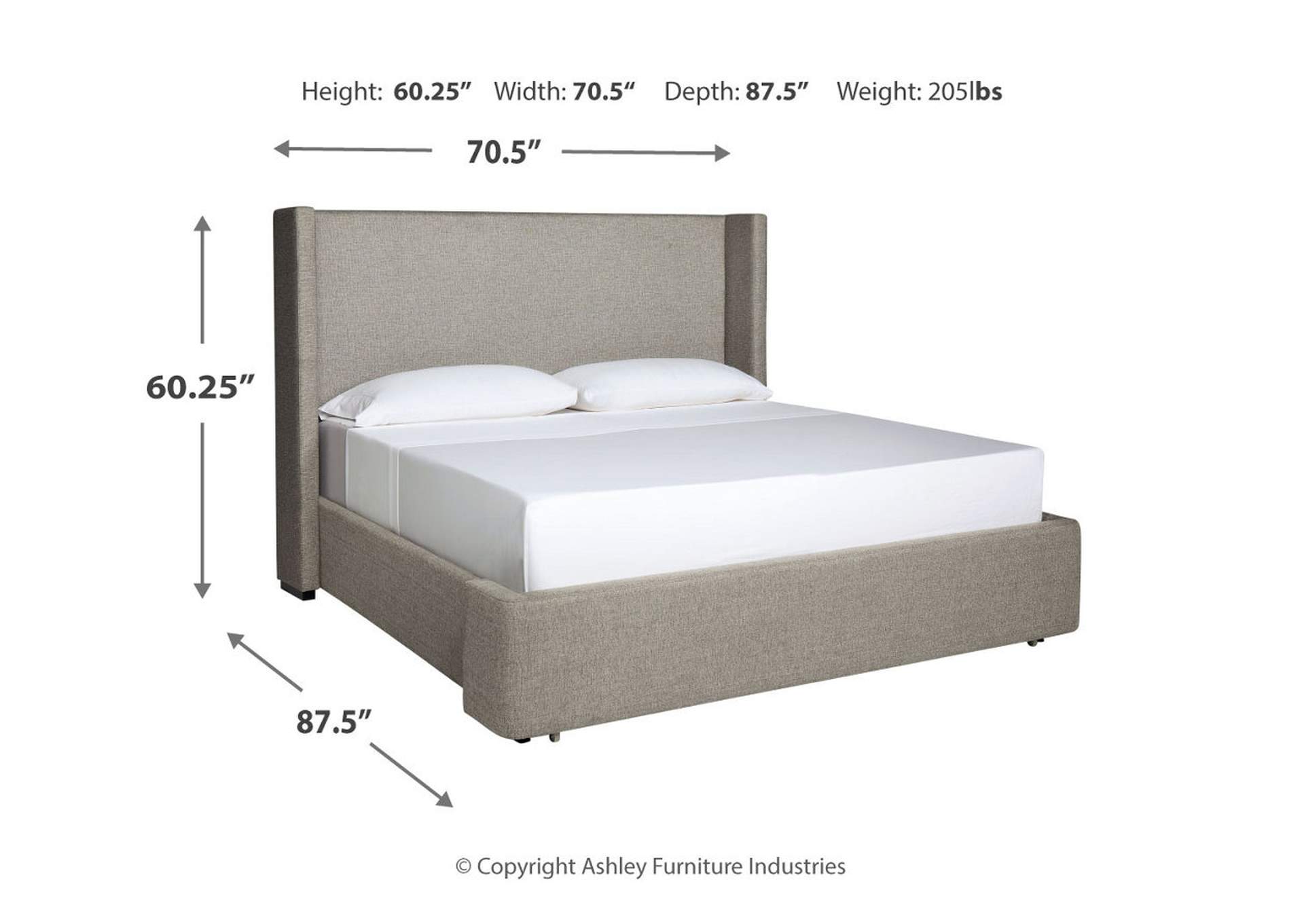 Fawnburg Queen Upholstered Storage Bed