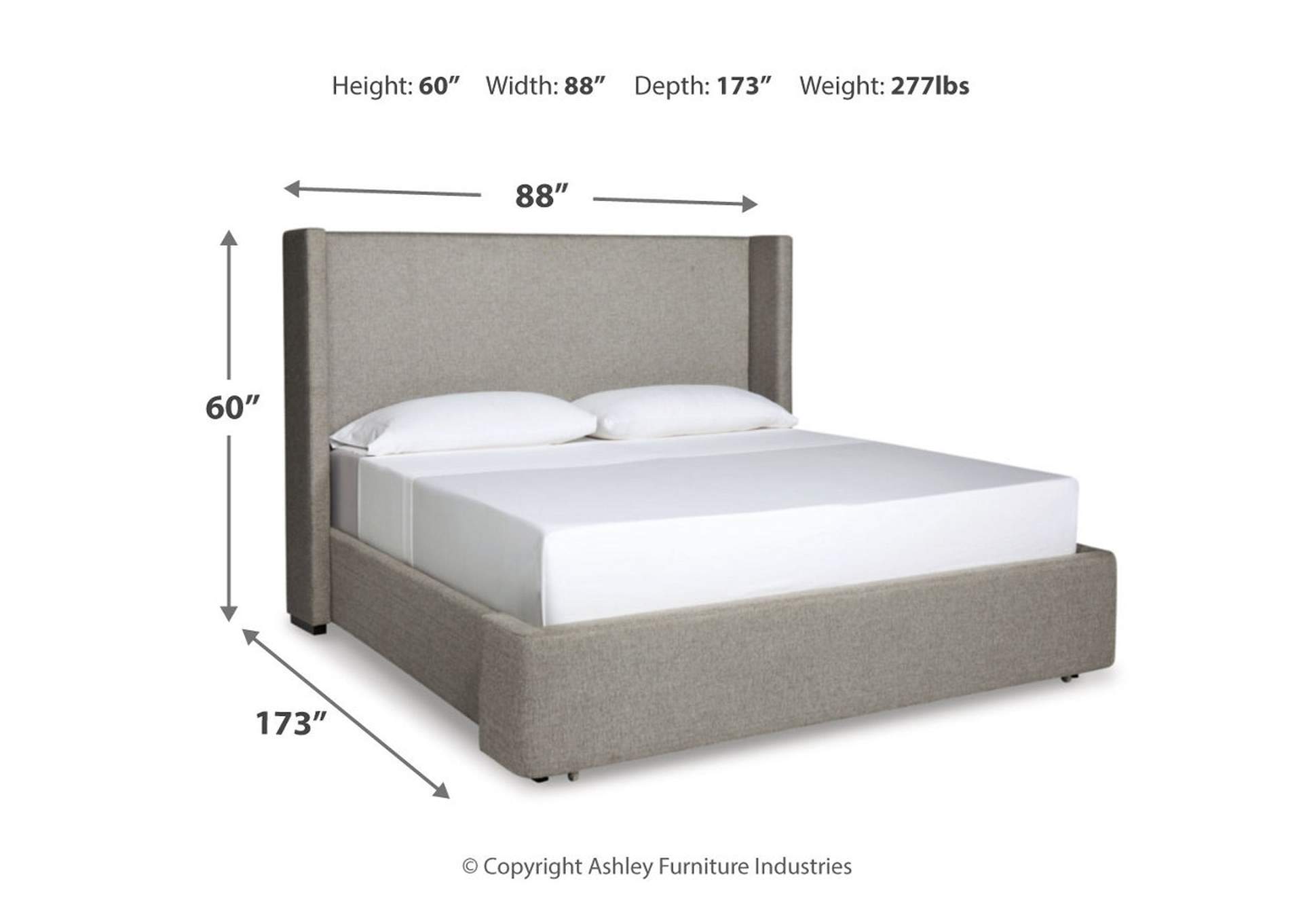 Fawnburg King Upholstered Storage Bed