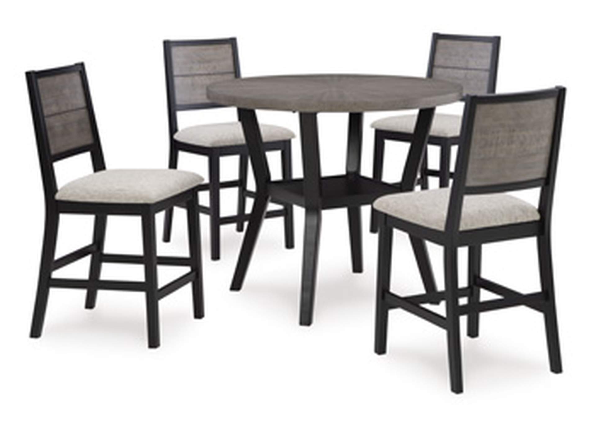 Corloda Counter Height Dining Table and 4 Barstools (Set of 5)