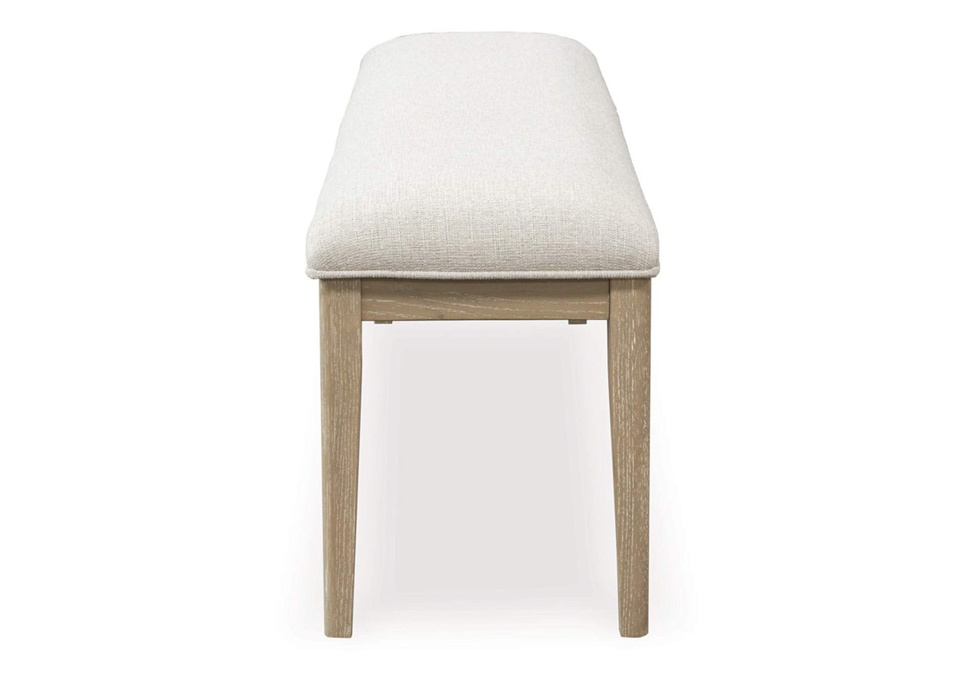 Vallardia Dining Table and 6 Chairs and Bench with Storage