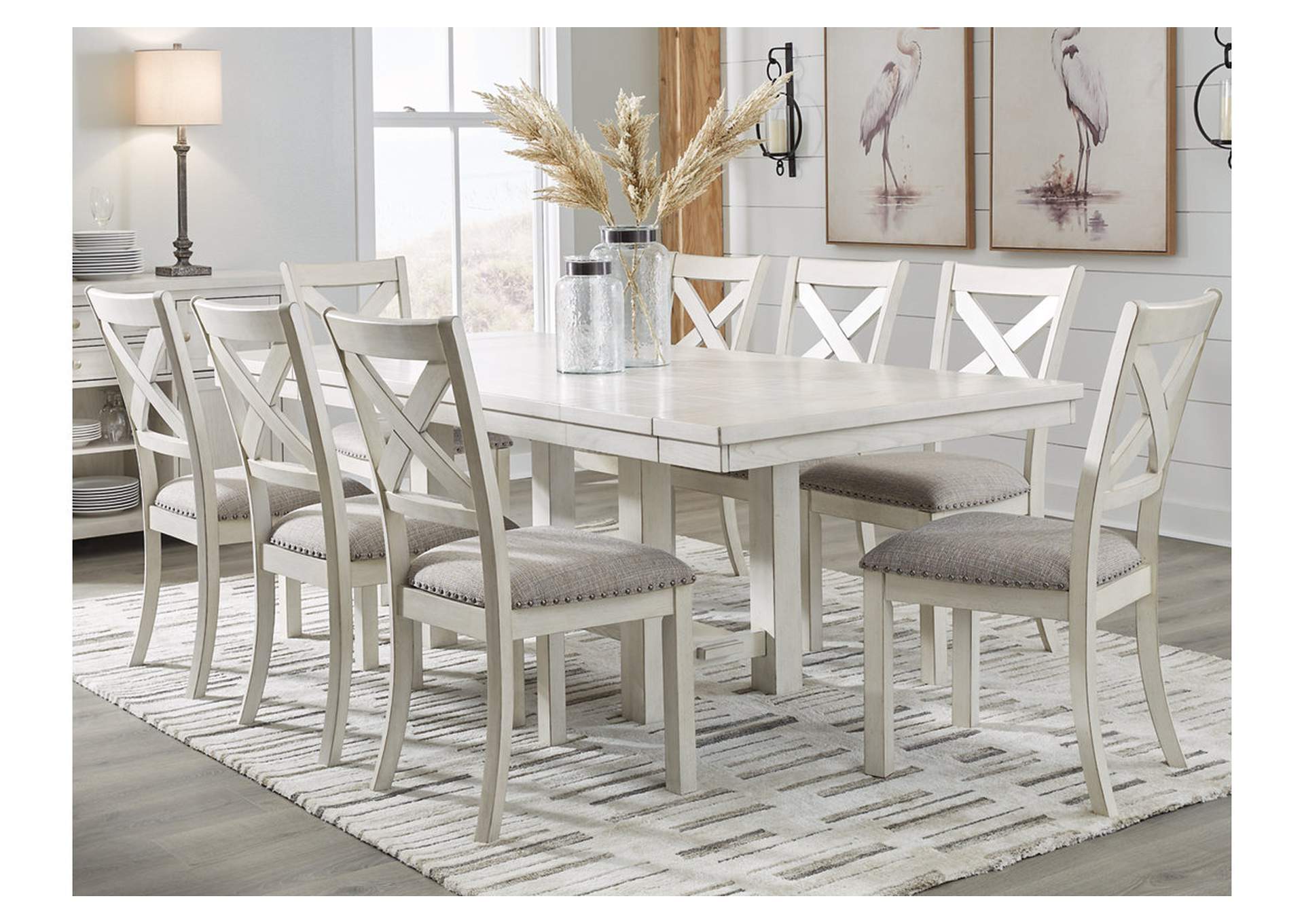 Robbinsdale Dining Table and 8 Chairs