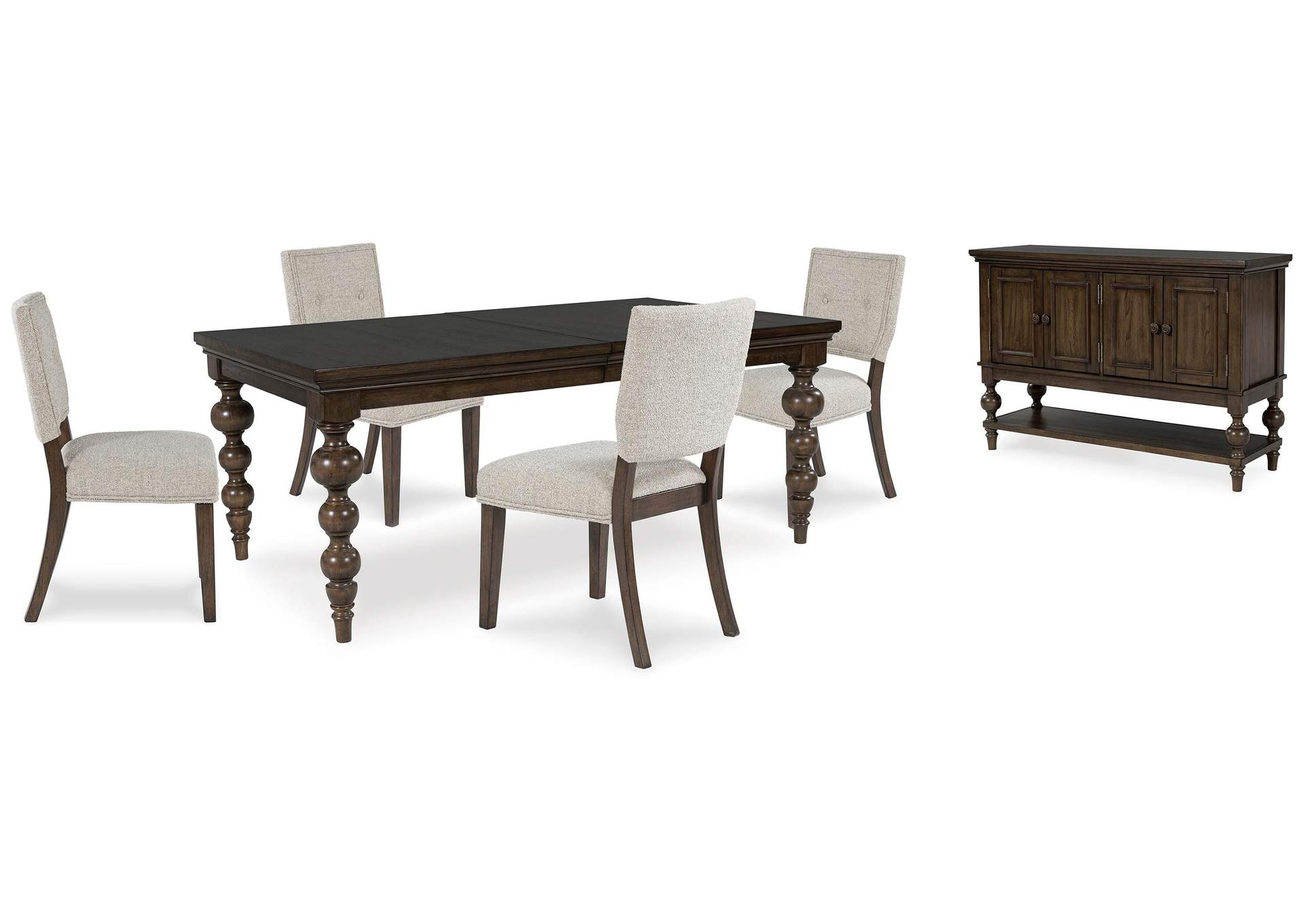Veramond Dining Table and 4 Chairs