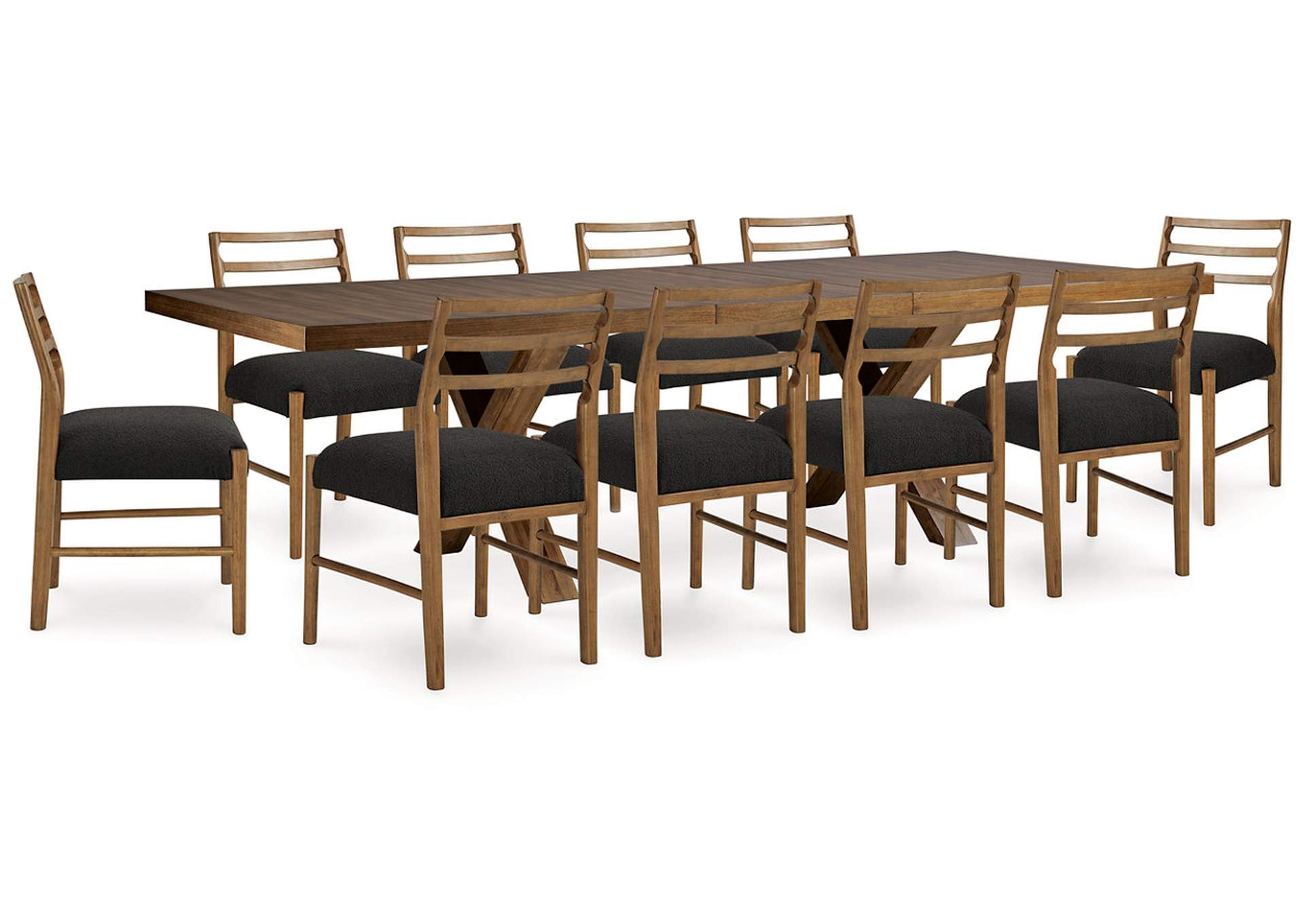 Steenlage Dining Table and 10 Chairs