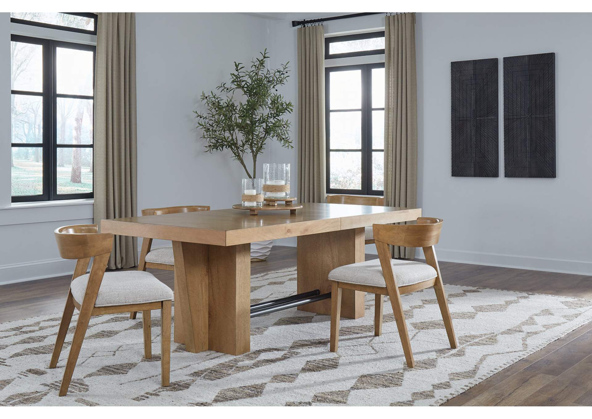 Kristiland Dining Table and 4 Chairs
