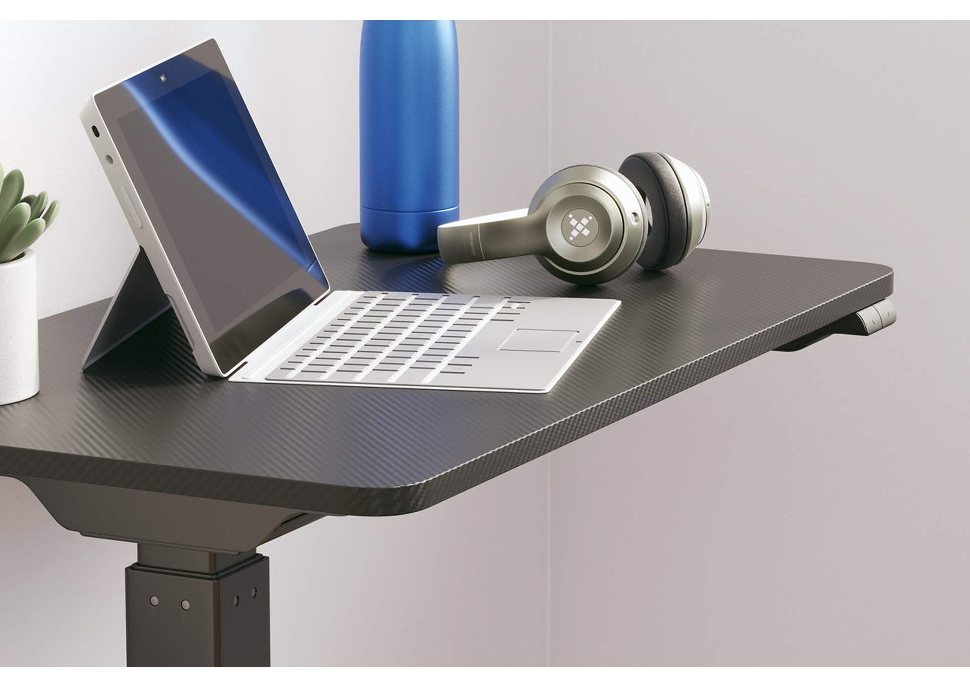 Lynxtyn Adjustable Height Home Office Side Desk