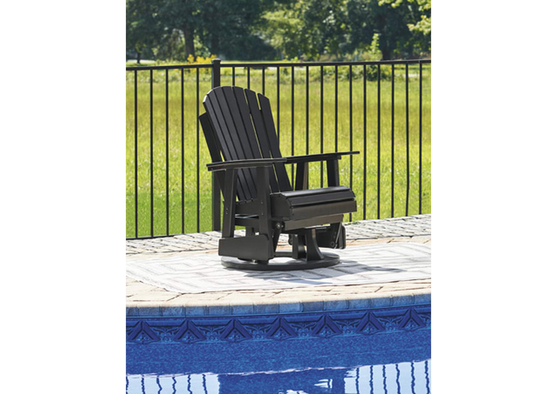 Hyland wave Outdoor Swivel Glider Chair