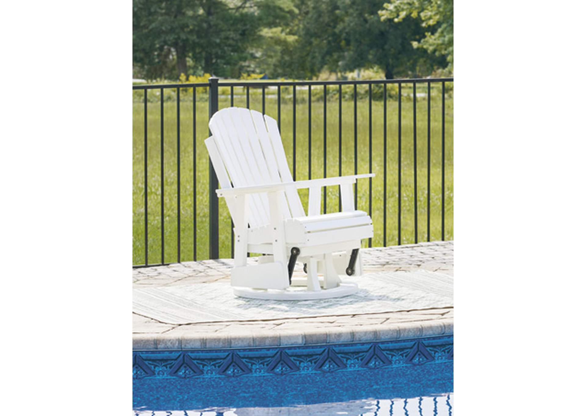 Hyland wave Outdoor Swivel Glider Chair