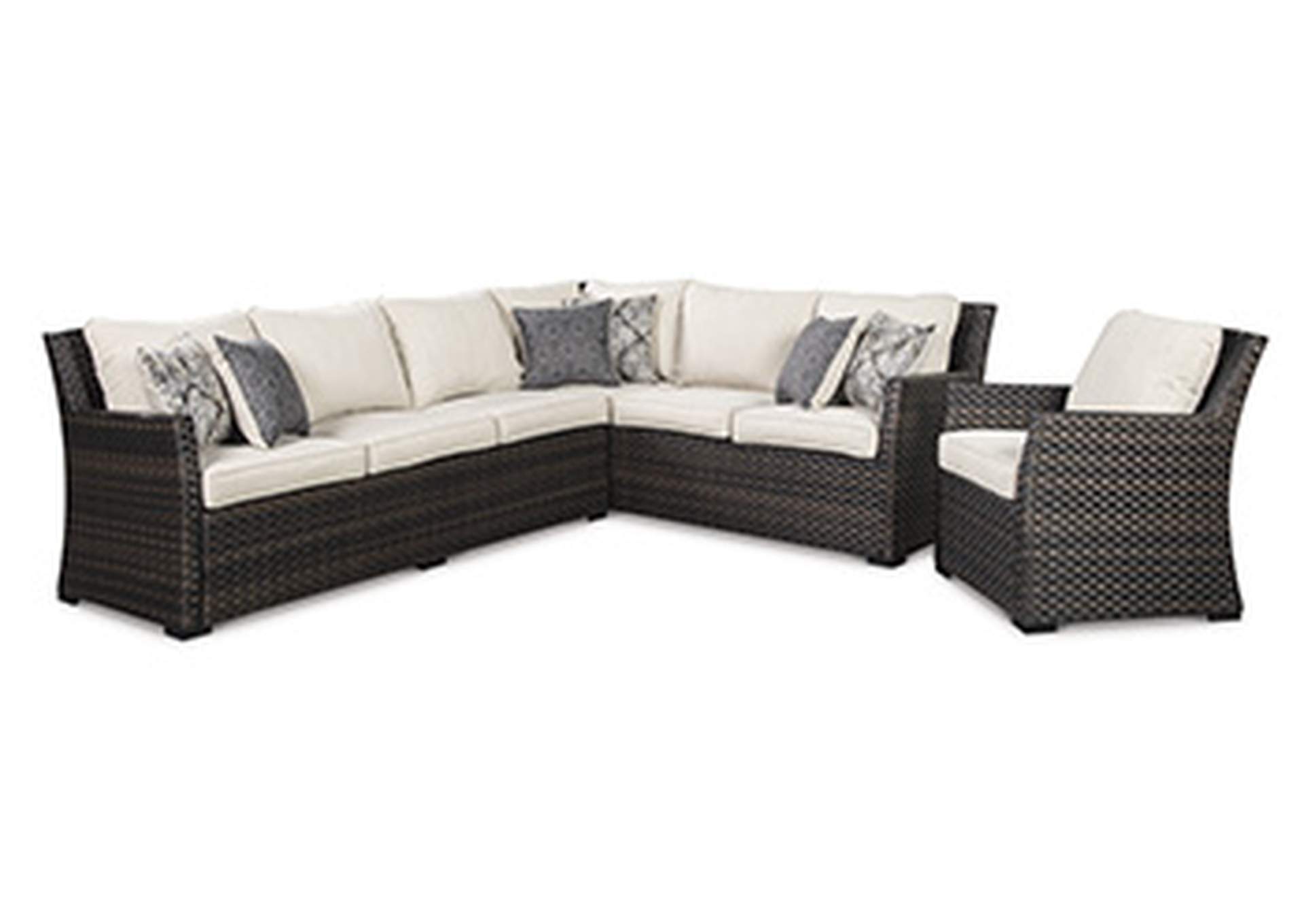Easy Isle 3-Piece Sofa Sectional/Chair with Cushion