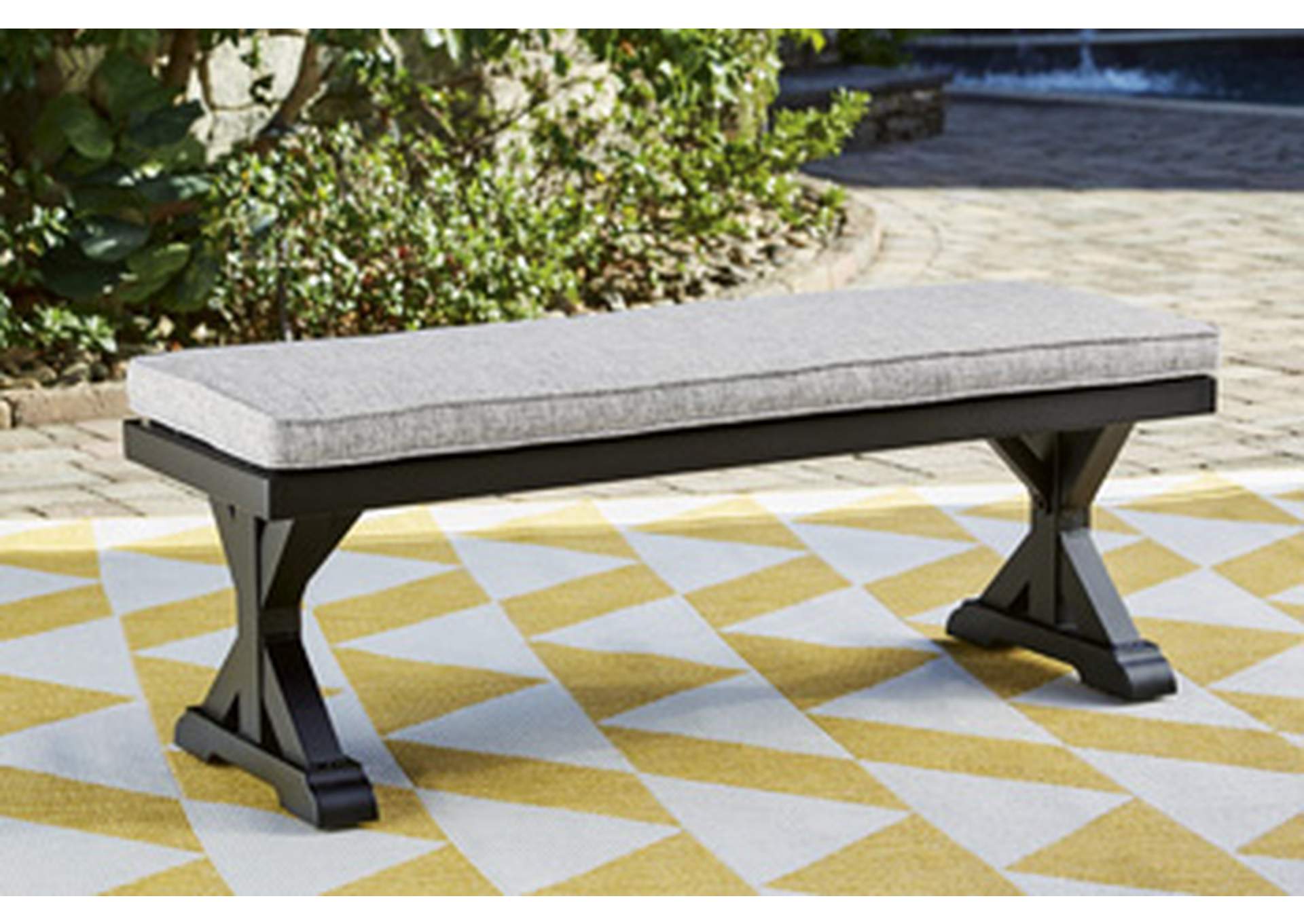 Beachcroft Outdoor Bench with Cushion