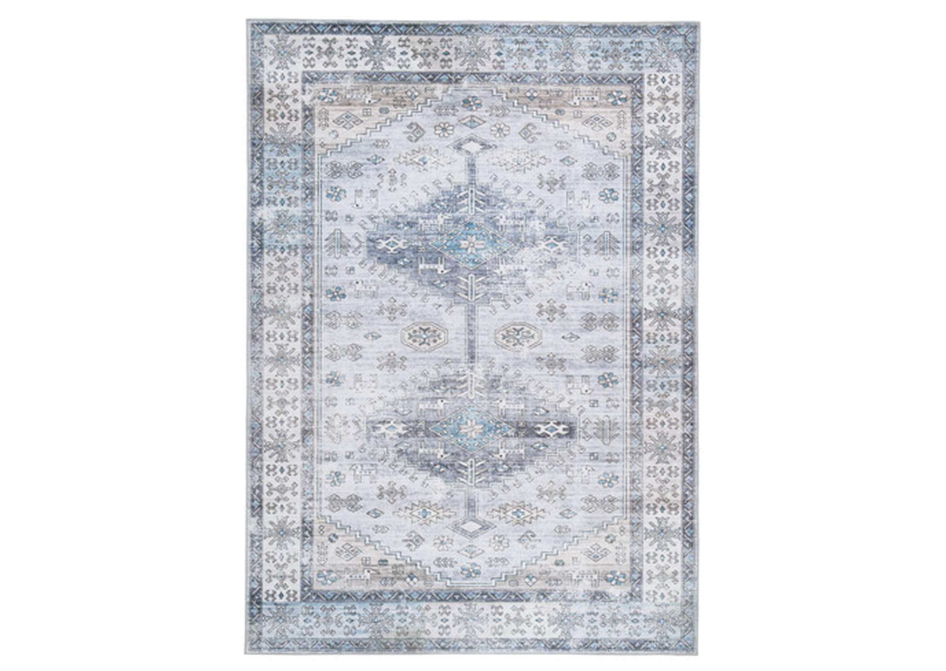 Hebruns 5' x 7' Washable Rug