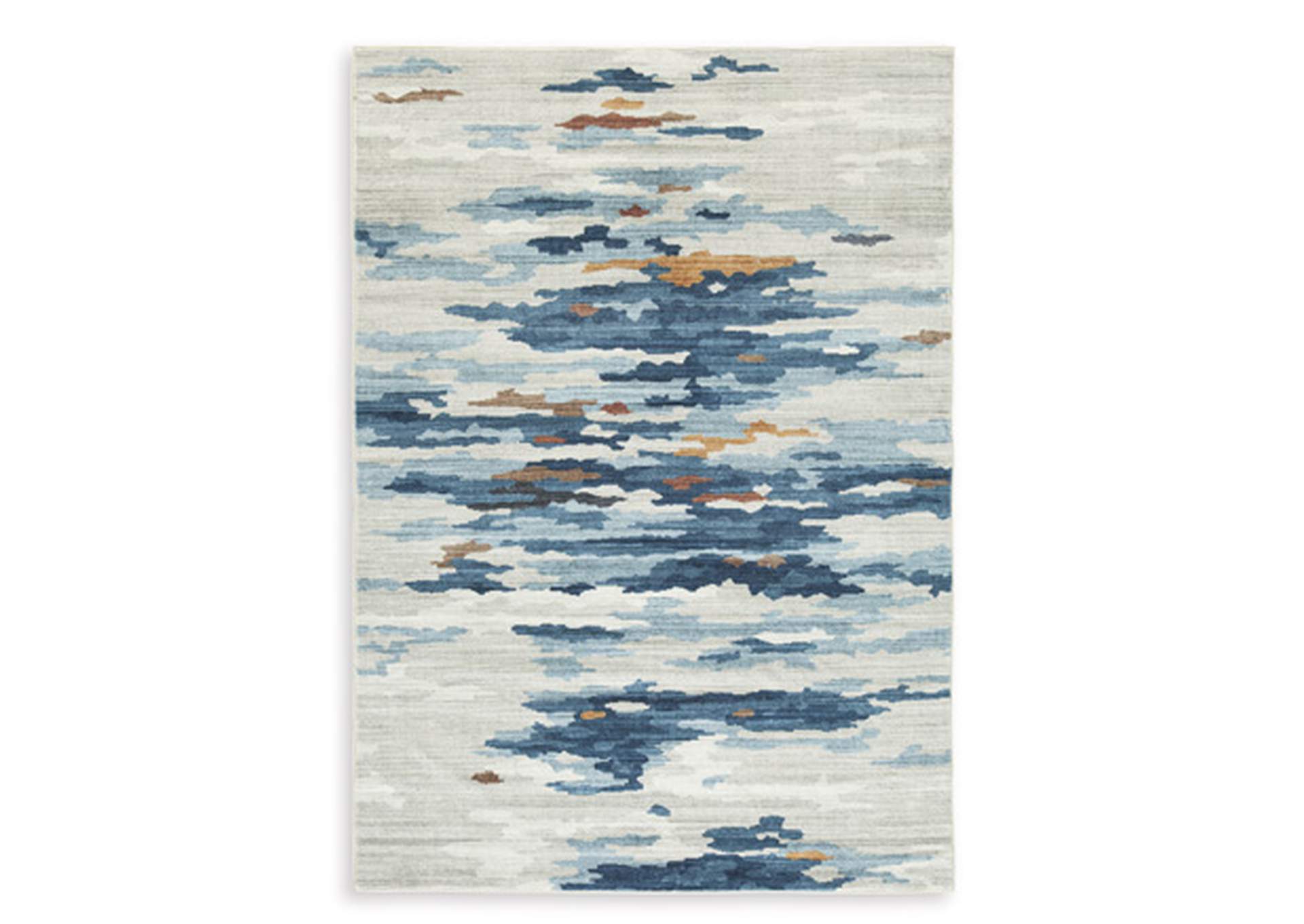 Vinlett 5' x 7' Washable Rug