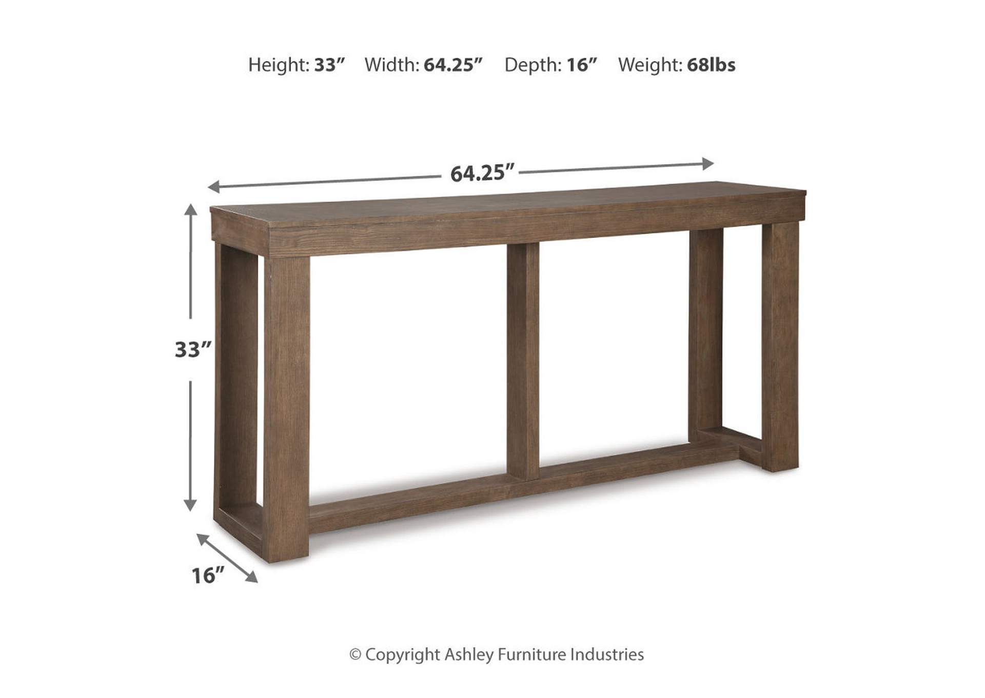 Cariton Sofa/Console Table