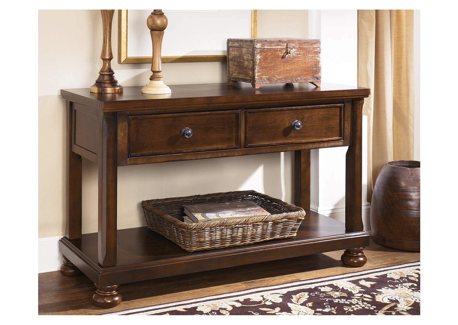 Ashley Furniture Porter Sofa Table | Cabinets Matttroy