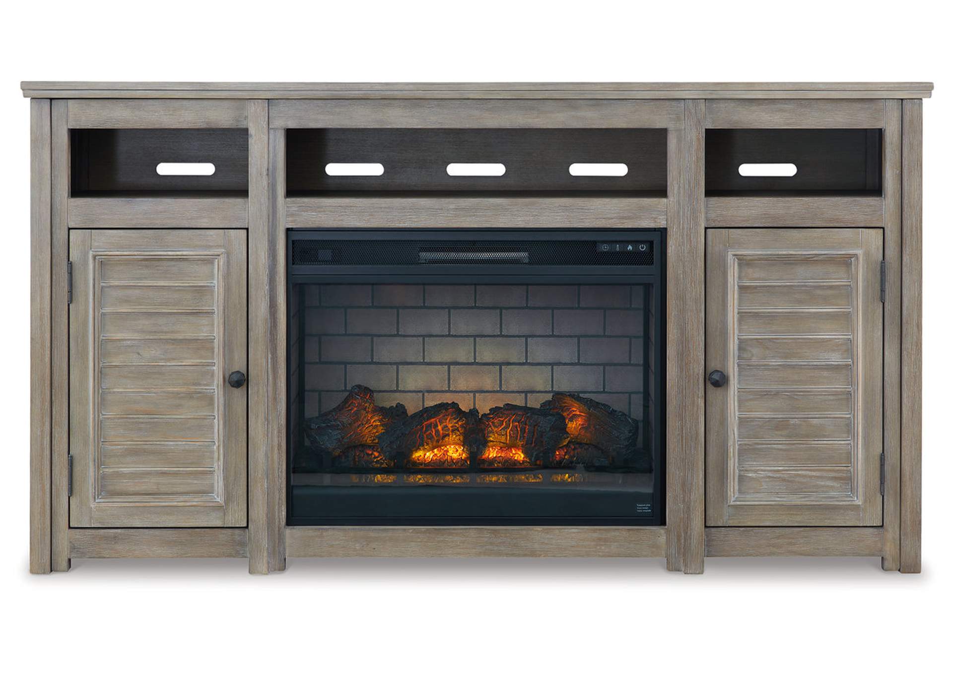 Moreshire 72" TV Stand with Electric Fireplace