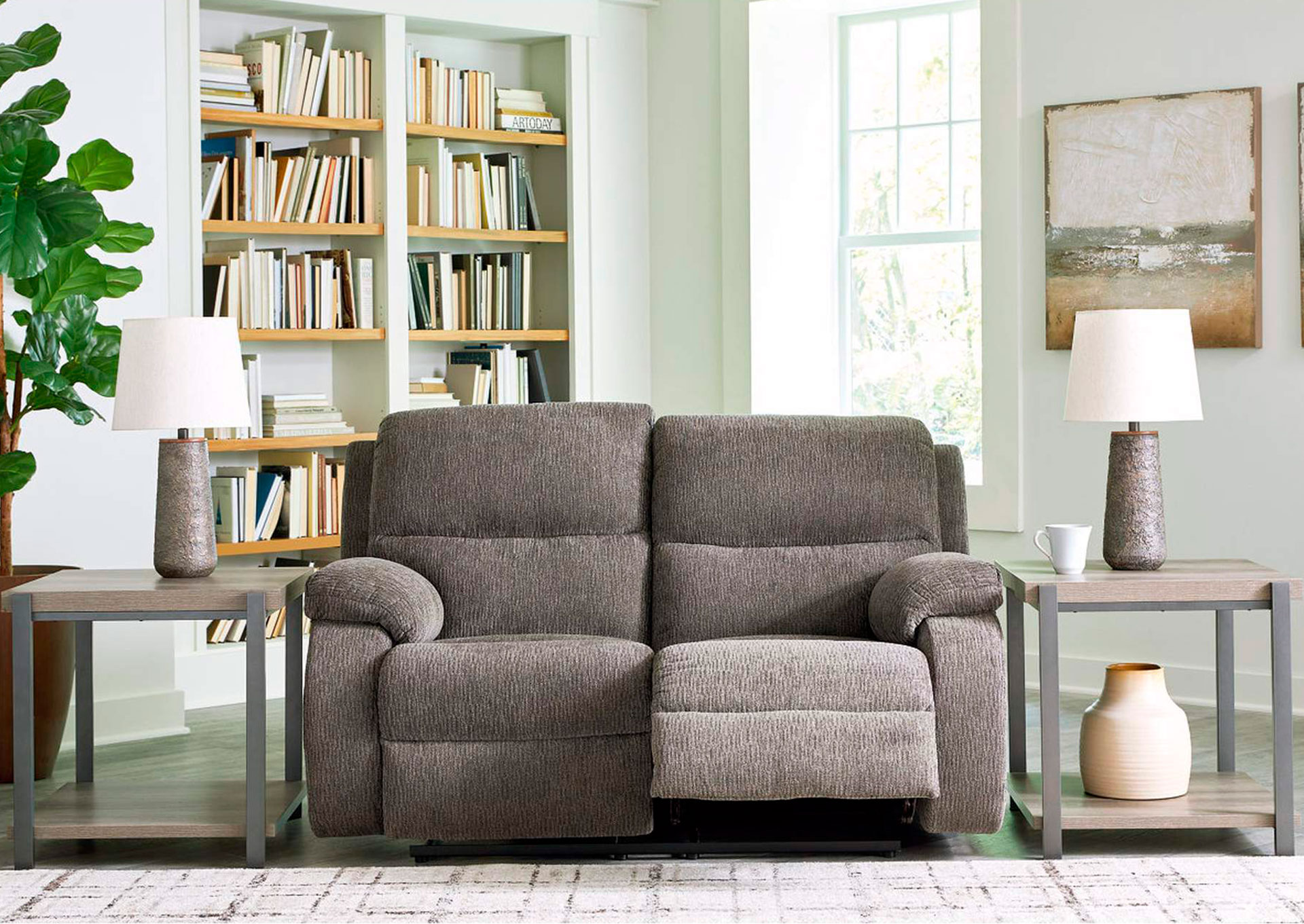 Sofá reclinable 2 cuerpos Scranto Ashley 6650286