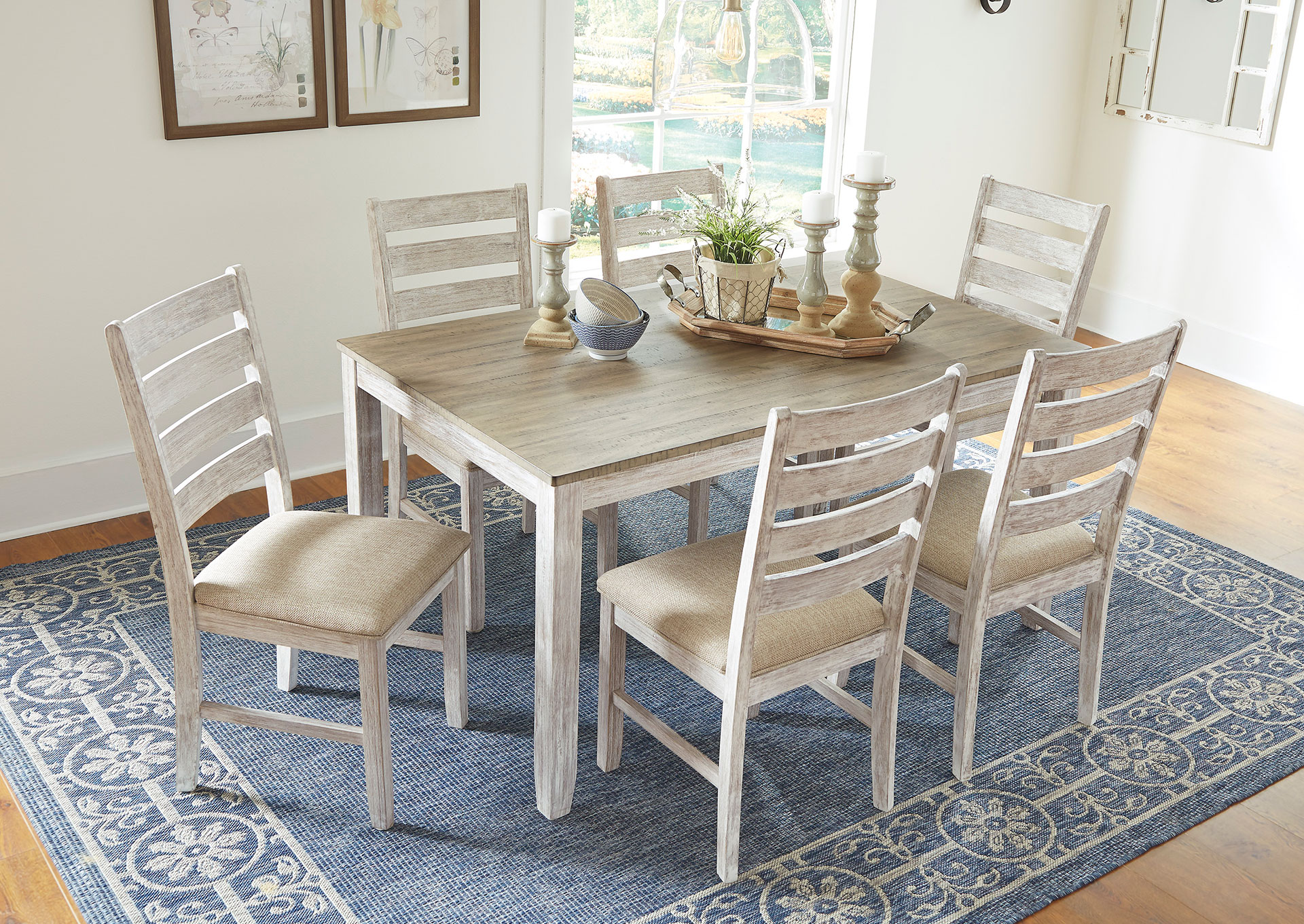 Juego comedor Skempton (set 7 piezas) Ashley D394-425