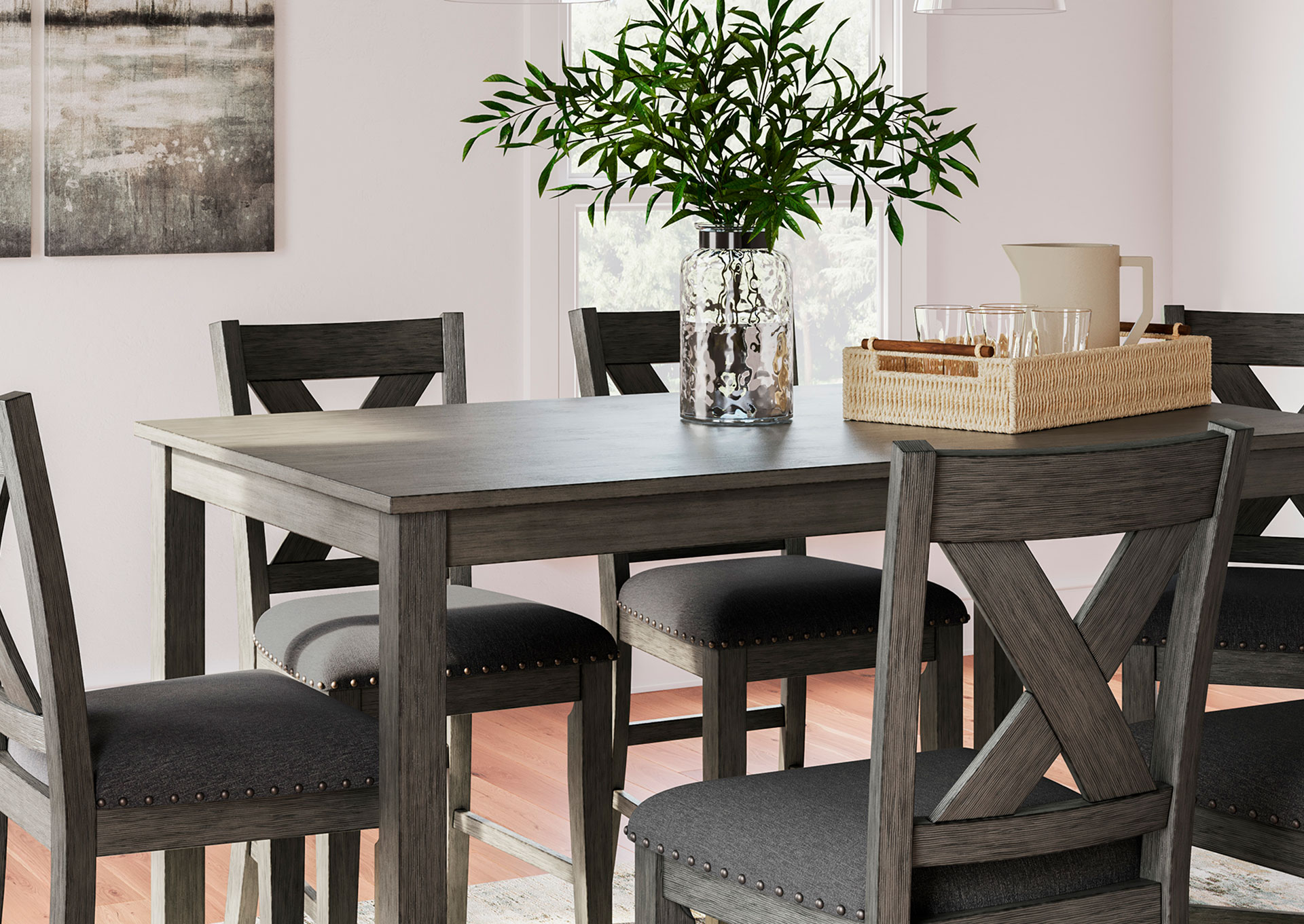 Juego comedor alto Caitbrook (set 7 piezas) Ashley D388-423