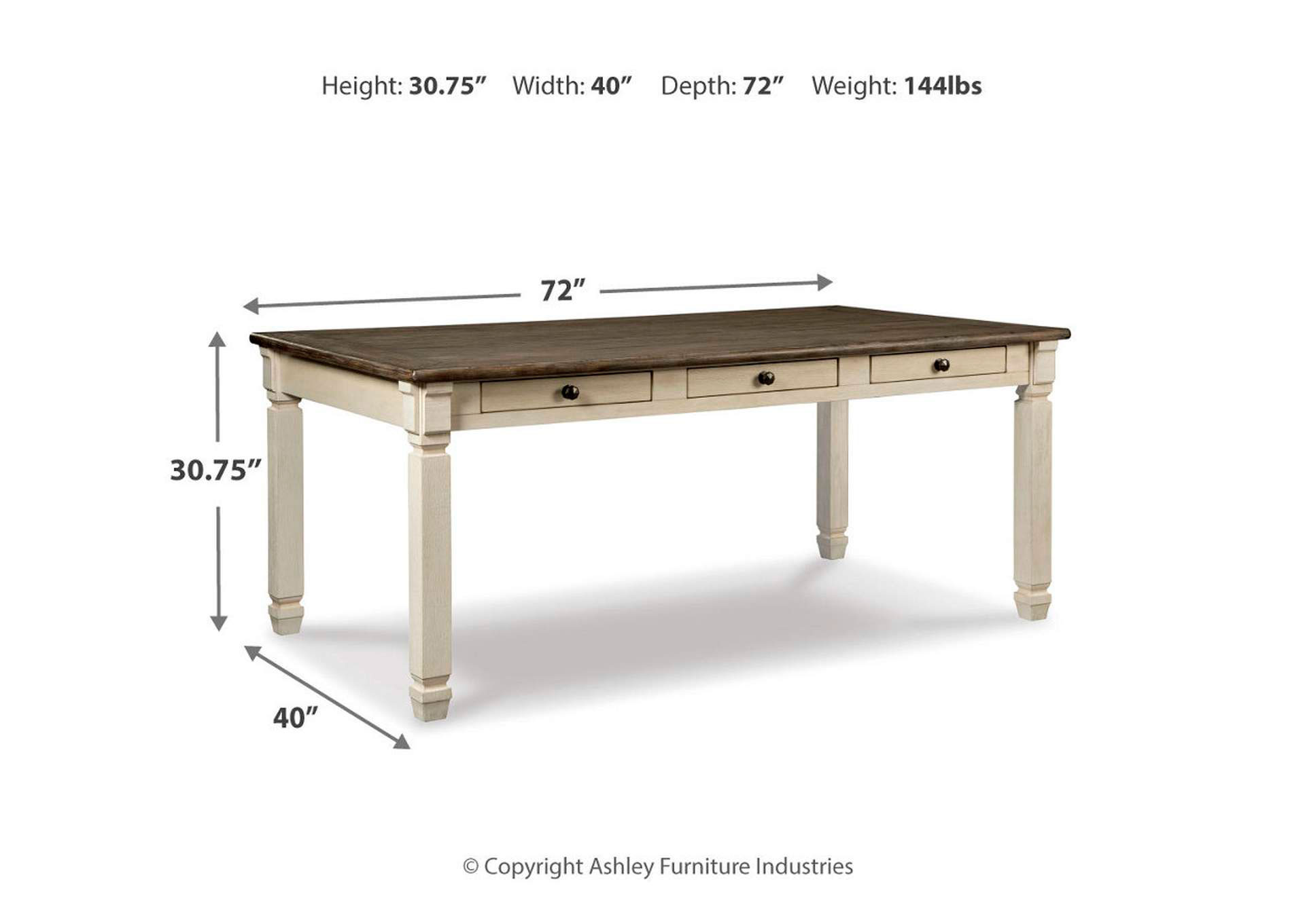 Mesa comedor Bolanburg Ashley D647-25