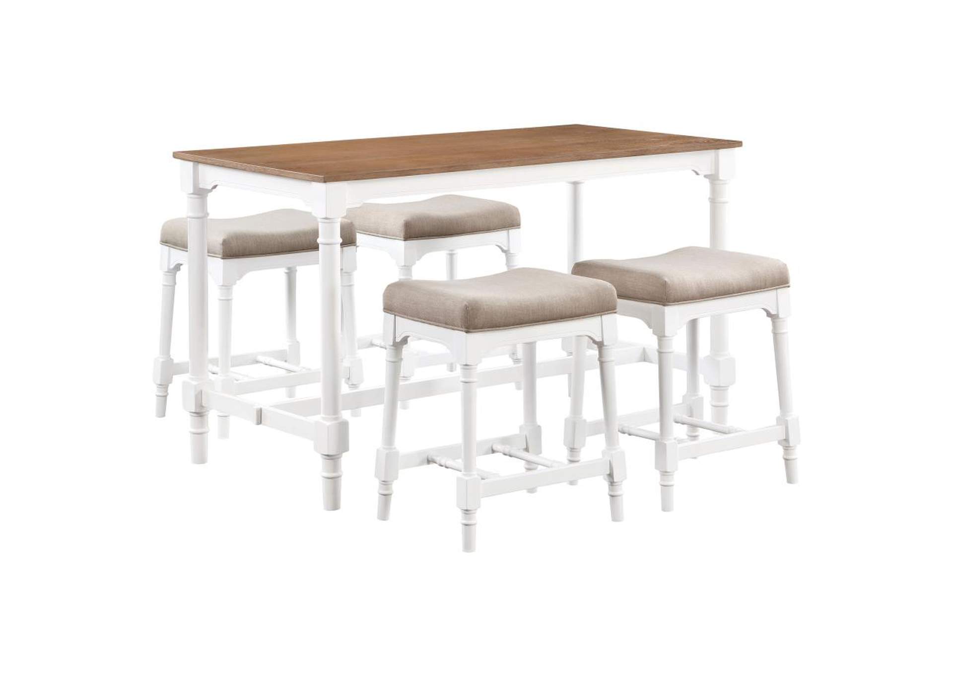 5 PC COUNTER HT DINING SET