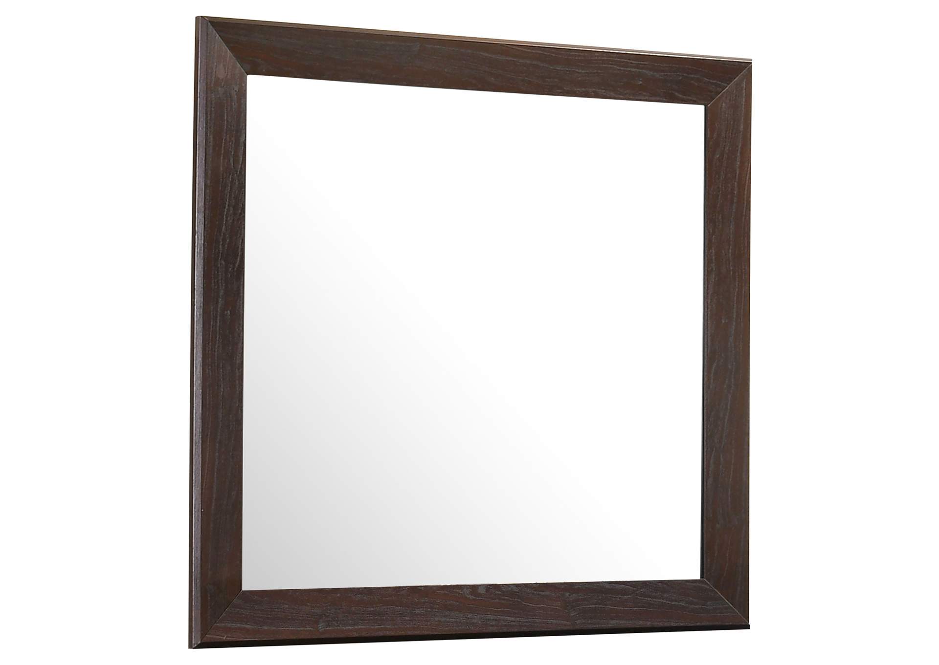 Kauffman Rectangular Mirror Dark Cocoa