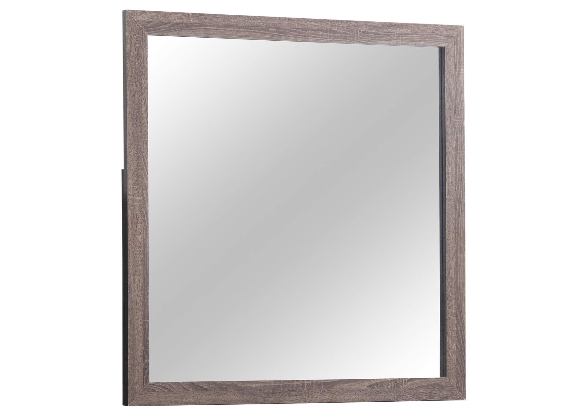 Brantford Rectangle Dresser Mirror Barrel Oak