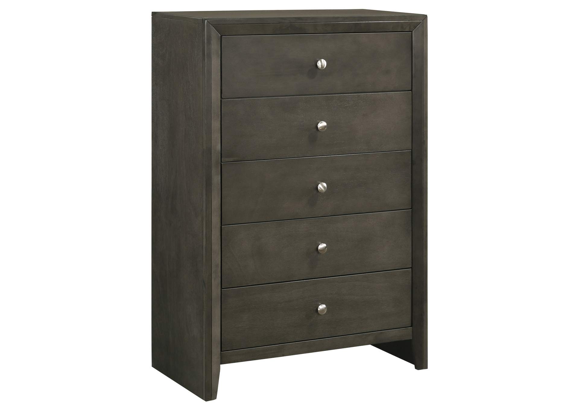 Serenity 5-drawer Chest Mod Grey