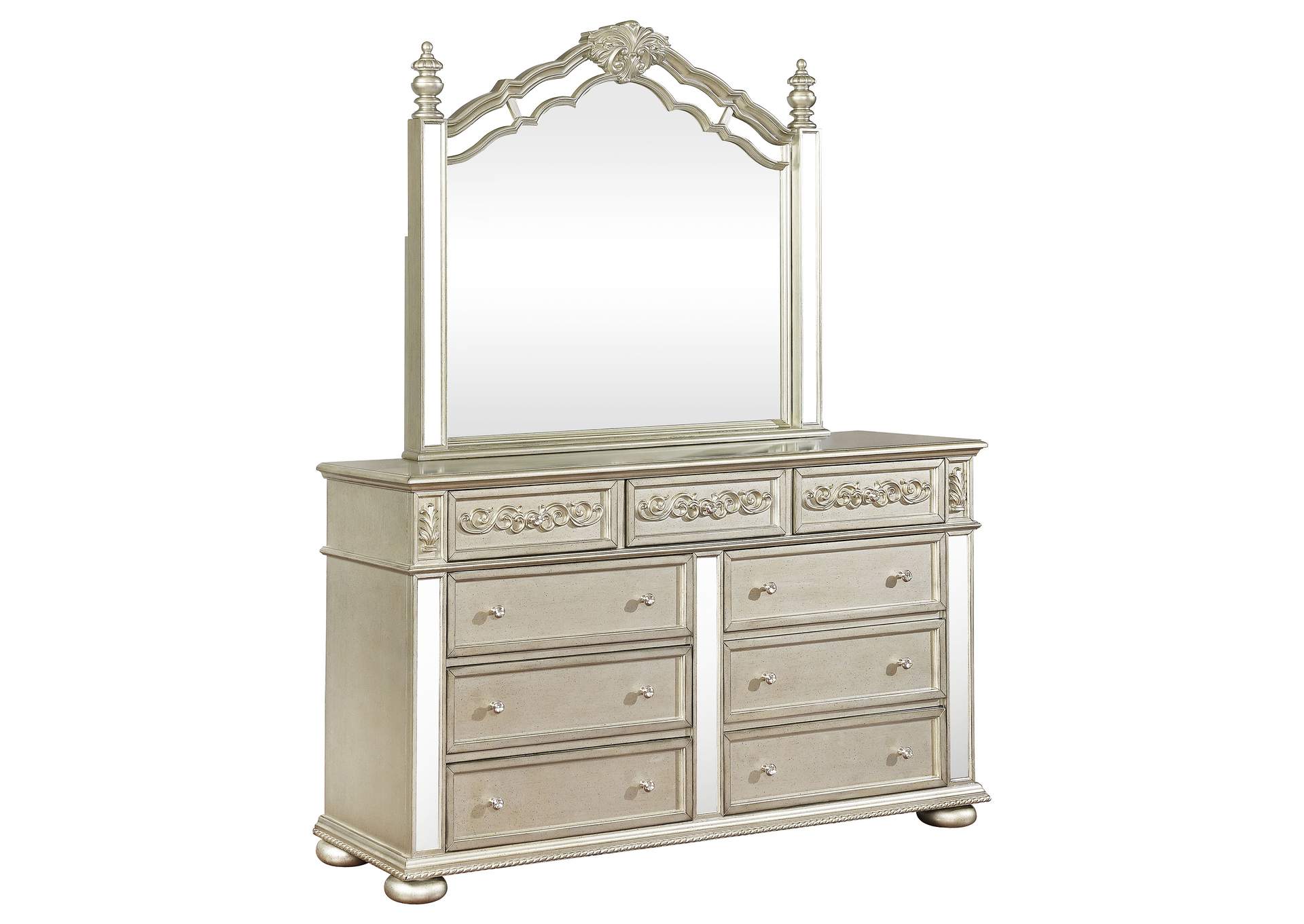 DRESSER WITH MIRROR