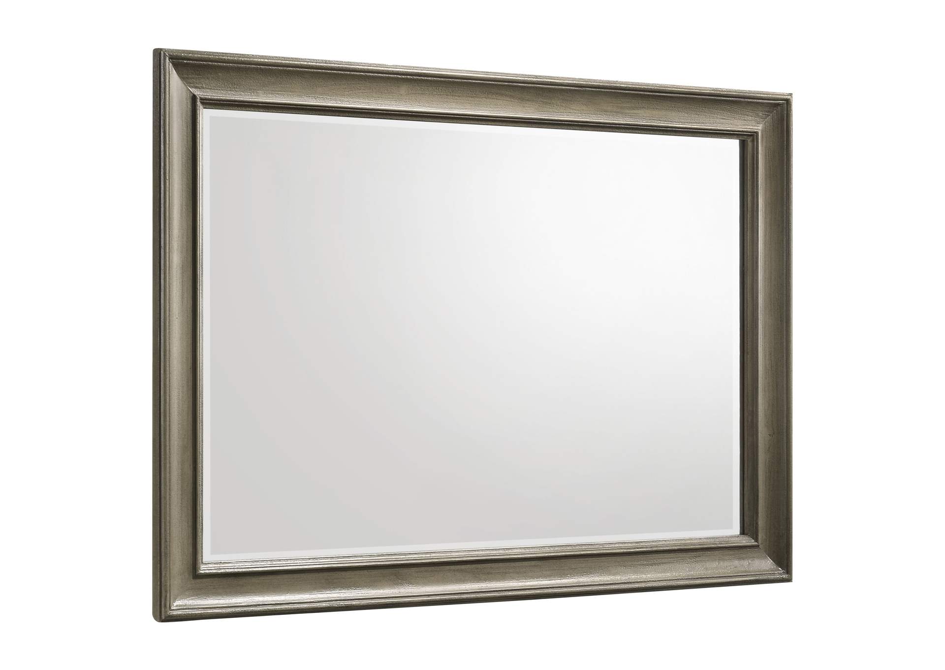 Alderwood Rectangle Dresser Mirror French Grey