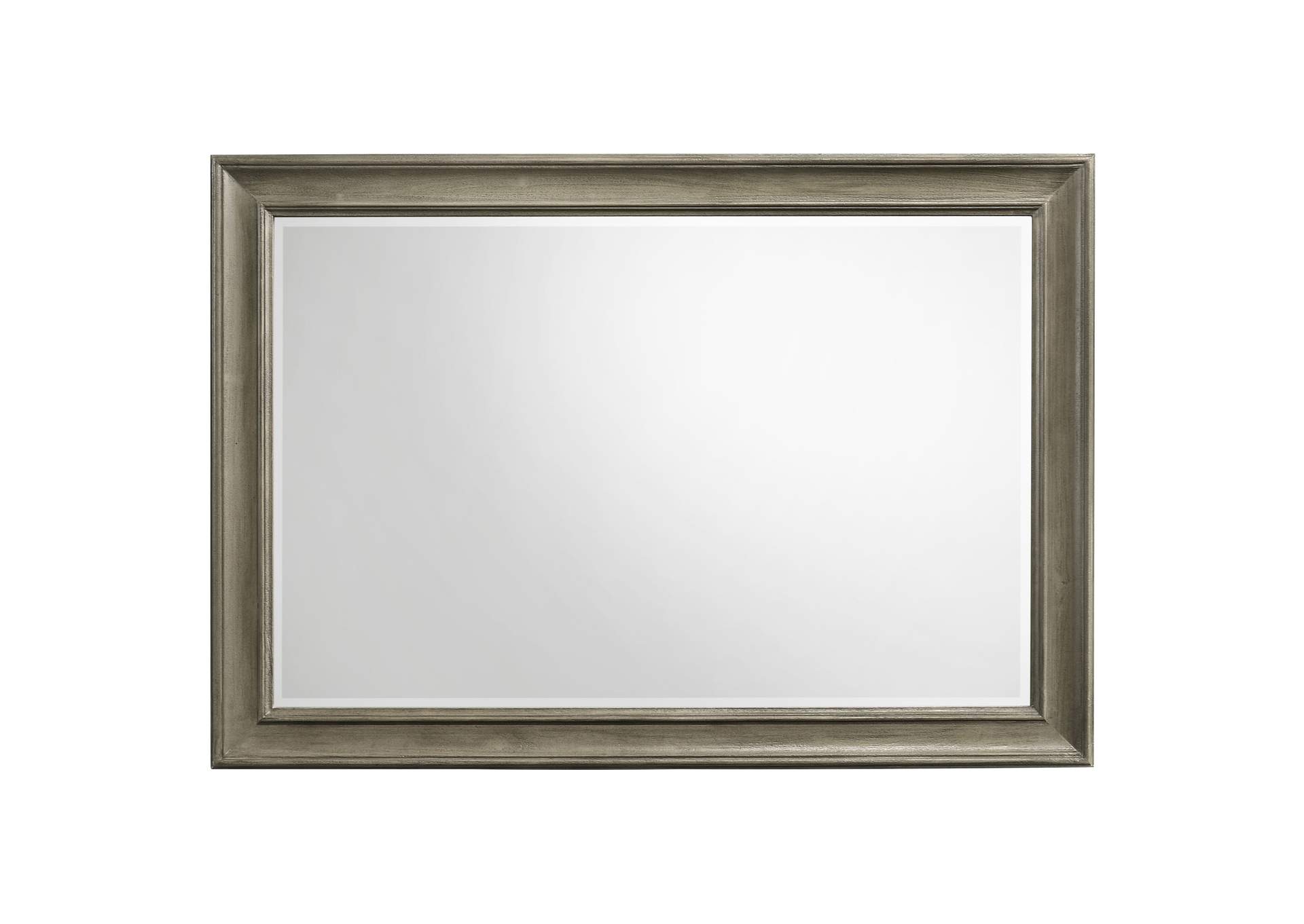 Alderwood Rectangle Dresser Mirror French Grey
