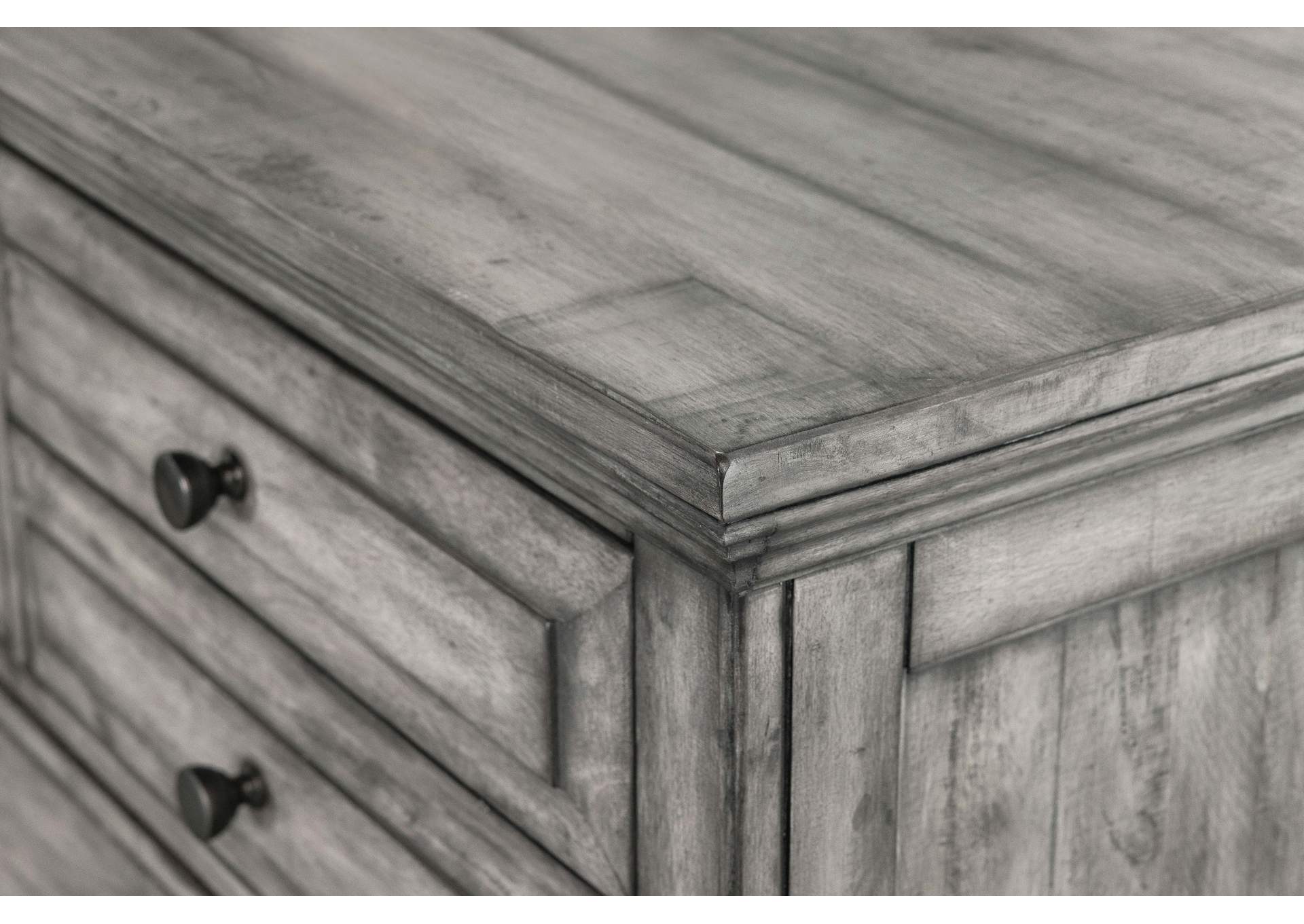 Avenue 8-drawer Rectangular Dresser Grey