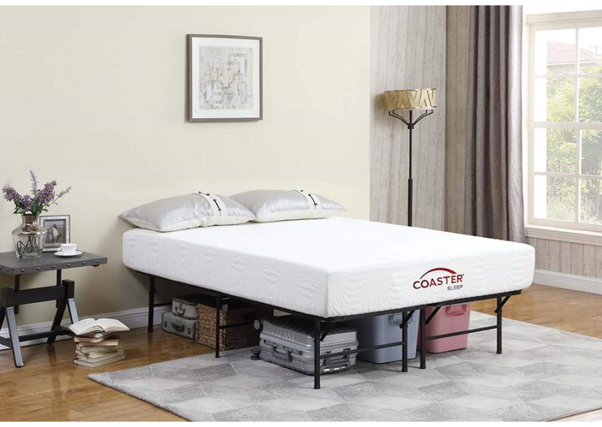 Waldin California King Mattress Support Black