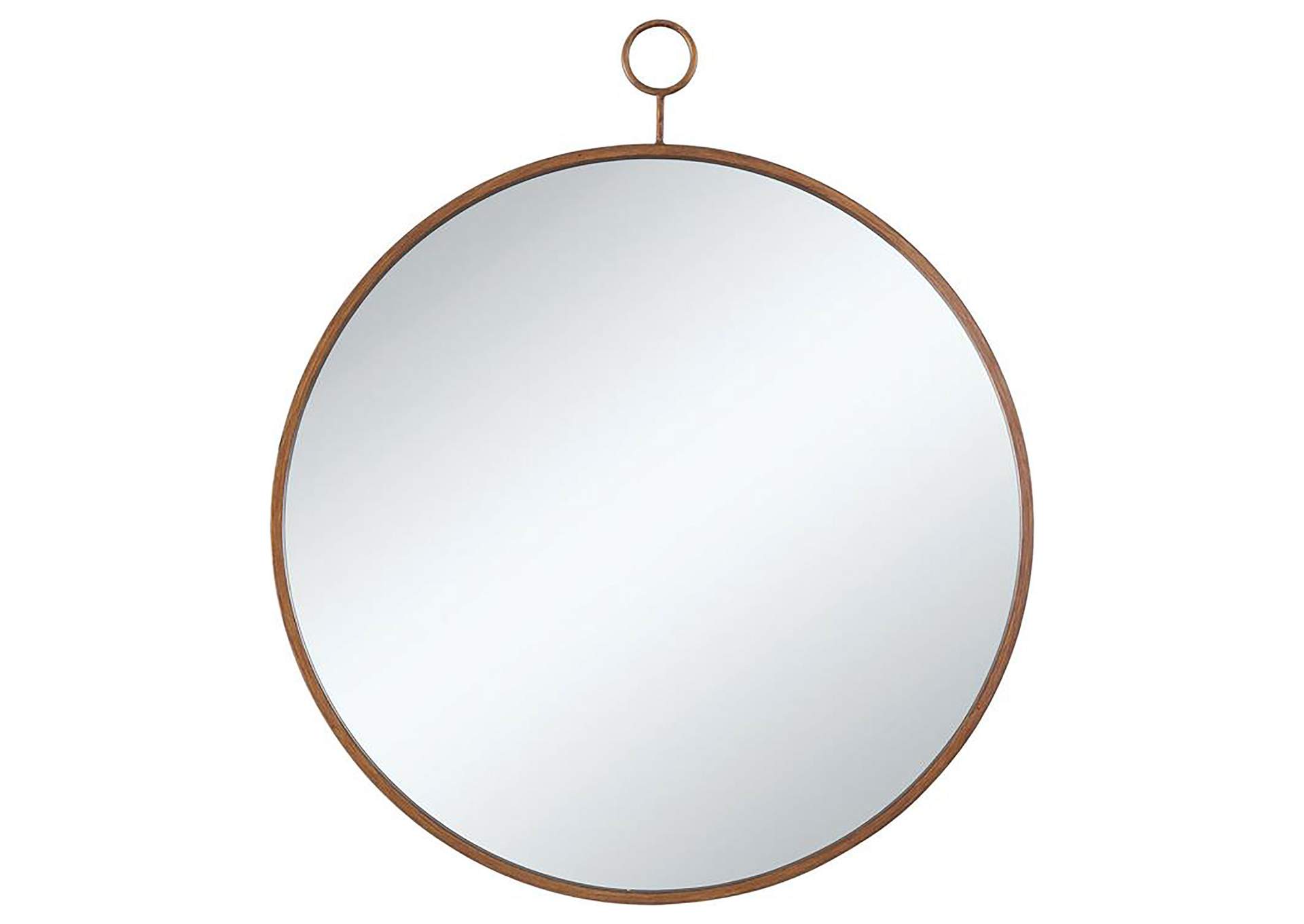 Eulaina Round Mirror Gold