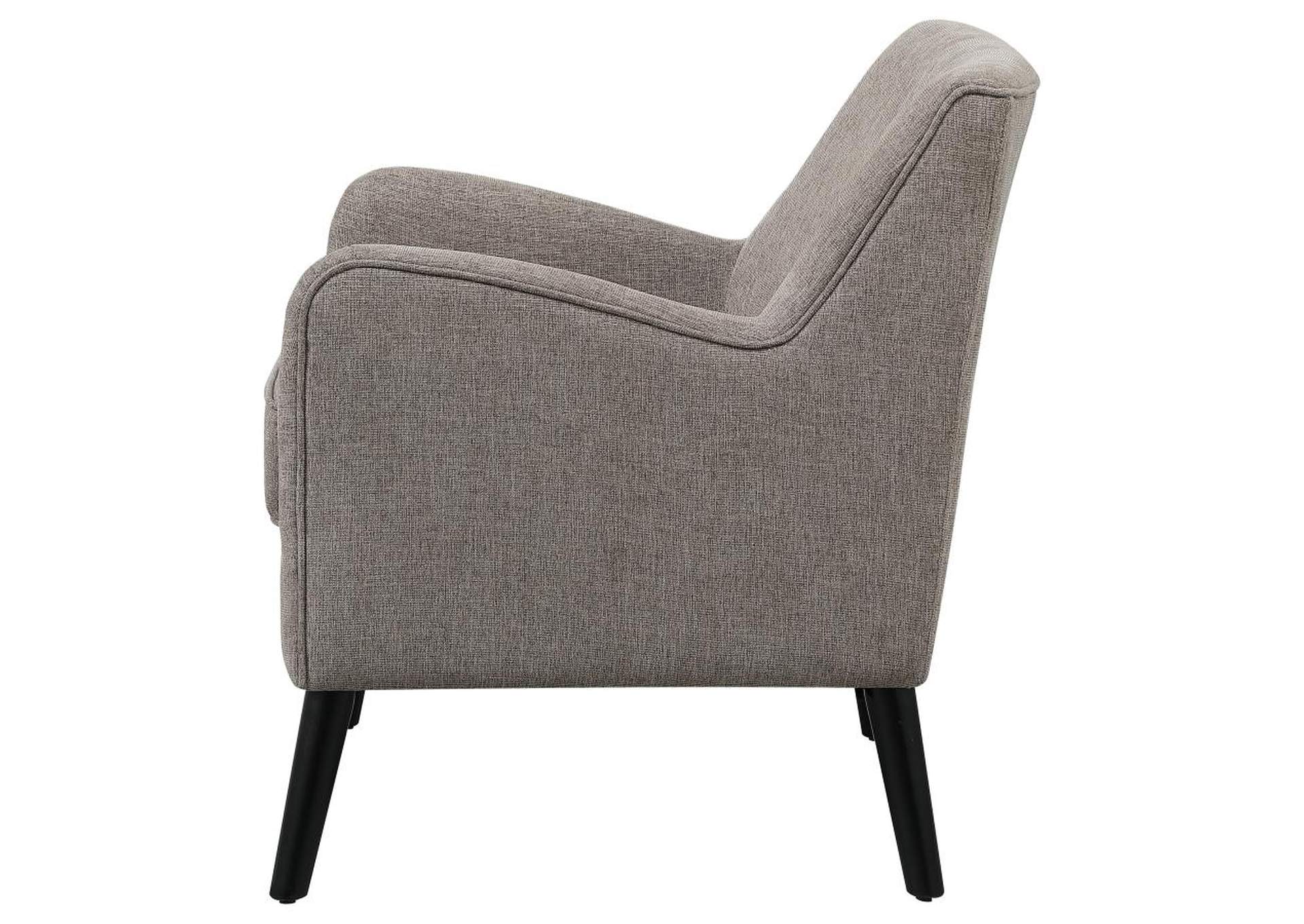 Charlie Upholstered Accent Chair with Reversible Seat Cushion