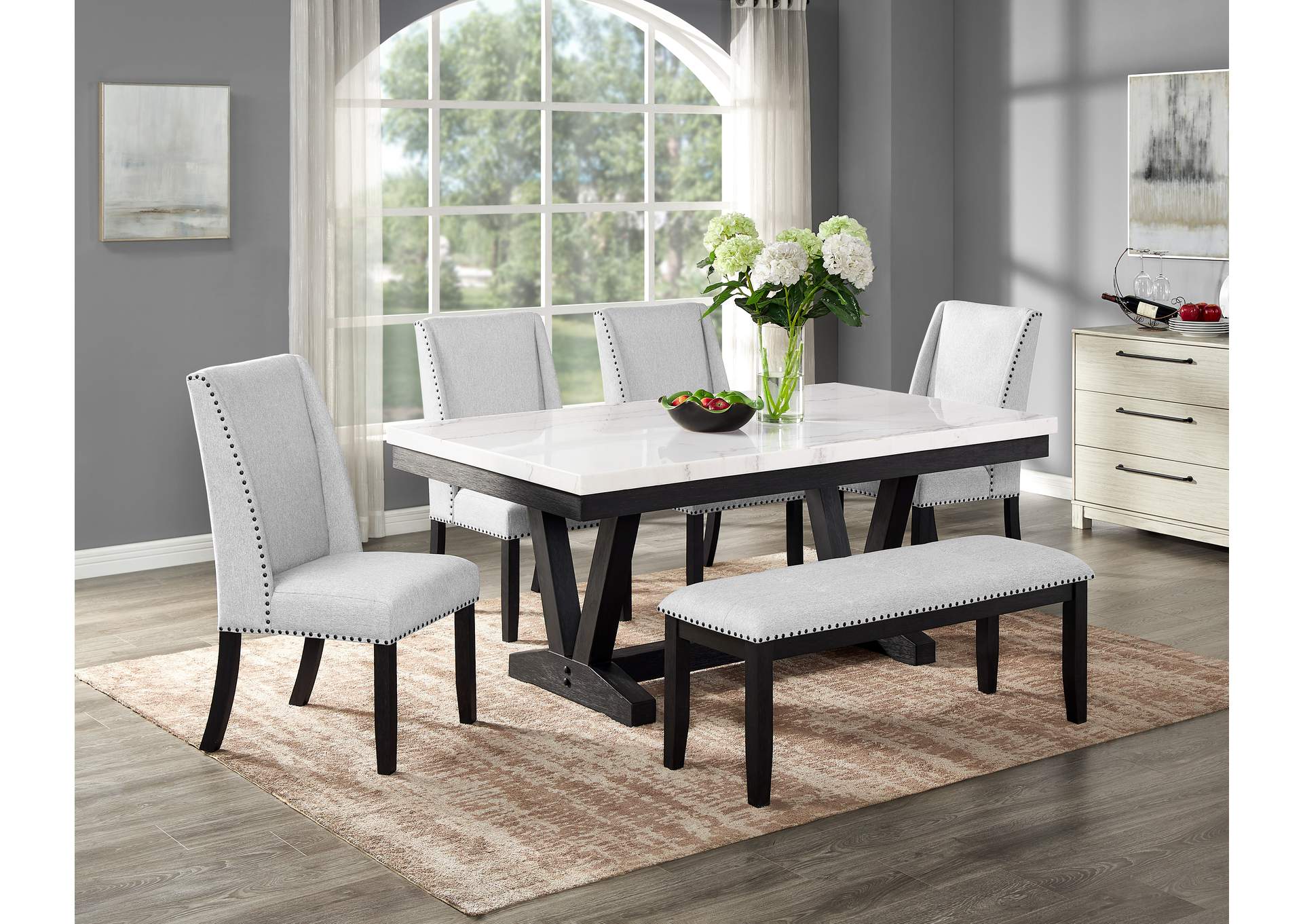 Varley Genuine Marble Dining Table