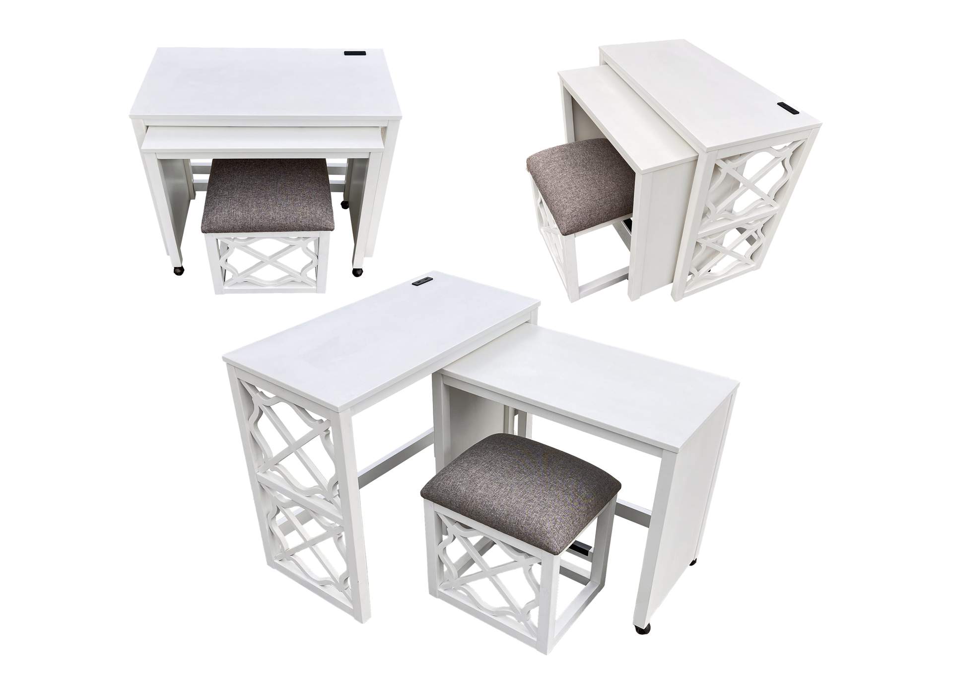 Emma Nesting Desk White